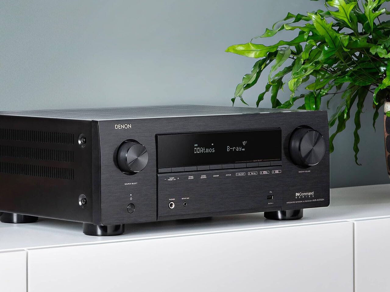 Denon AVR-X3700H 8K Ultra HD 9.2 Channel (105Watt X 9) AV Receiver 2020 Model - 3D Audio & Video with IMAX Enhanced, Built for Gaming, Music Streaming, Alexa + HEOS