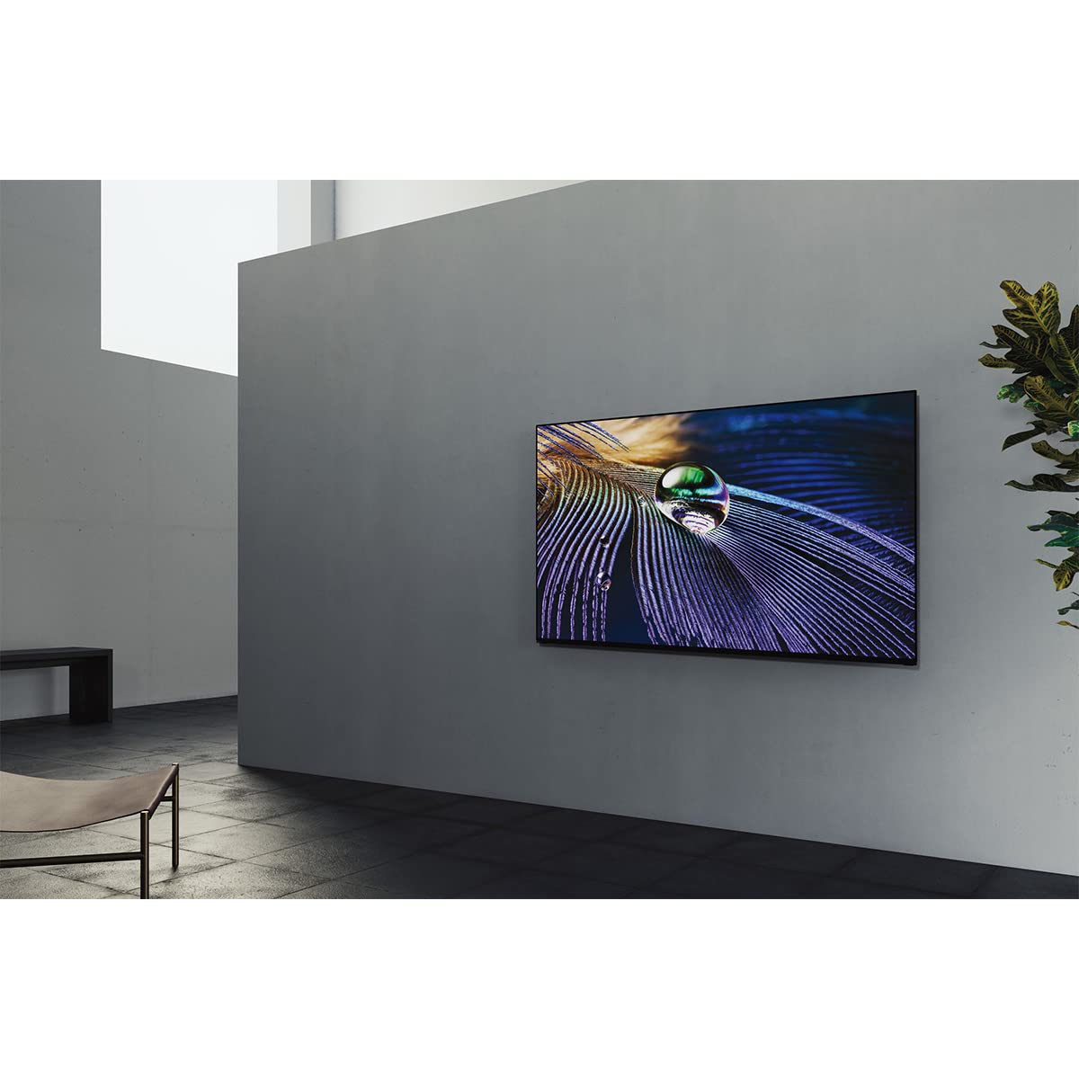 Sony A90J 55 Inch TV: BRAVIA XR OLED 4K Ultra HD Smart Google TV with Dolby Vision HDR and Alexa Compatibility XR55A90J- 2021 Model
