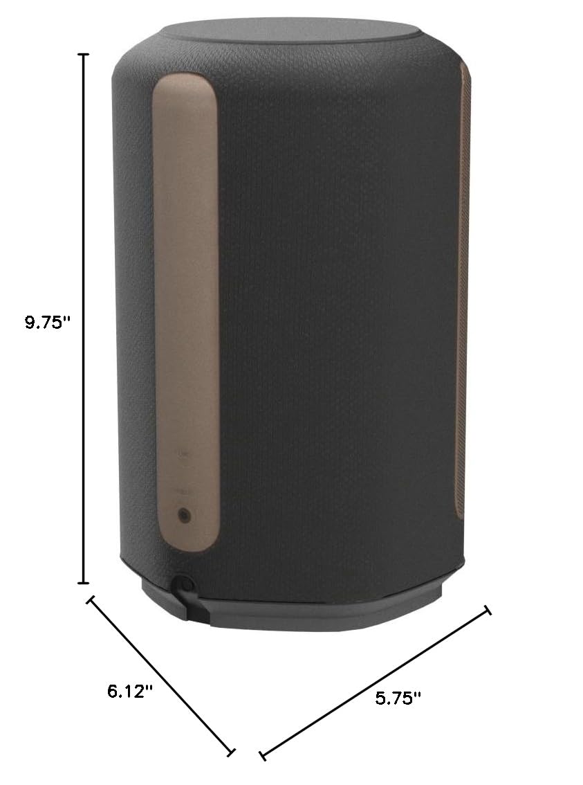 Sony SRS-RA3000 360 Reality Audio Wi-Fi / Bluetooth Wireless Speaker, Works with Alexa and Google Assistant, Black