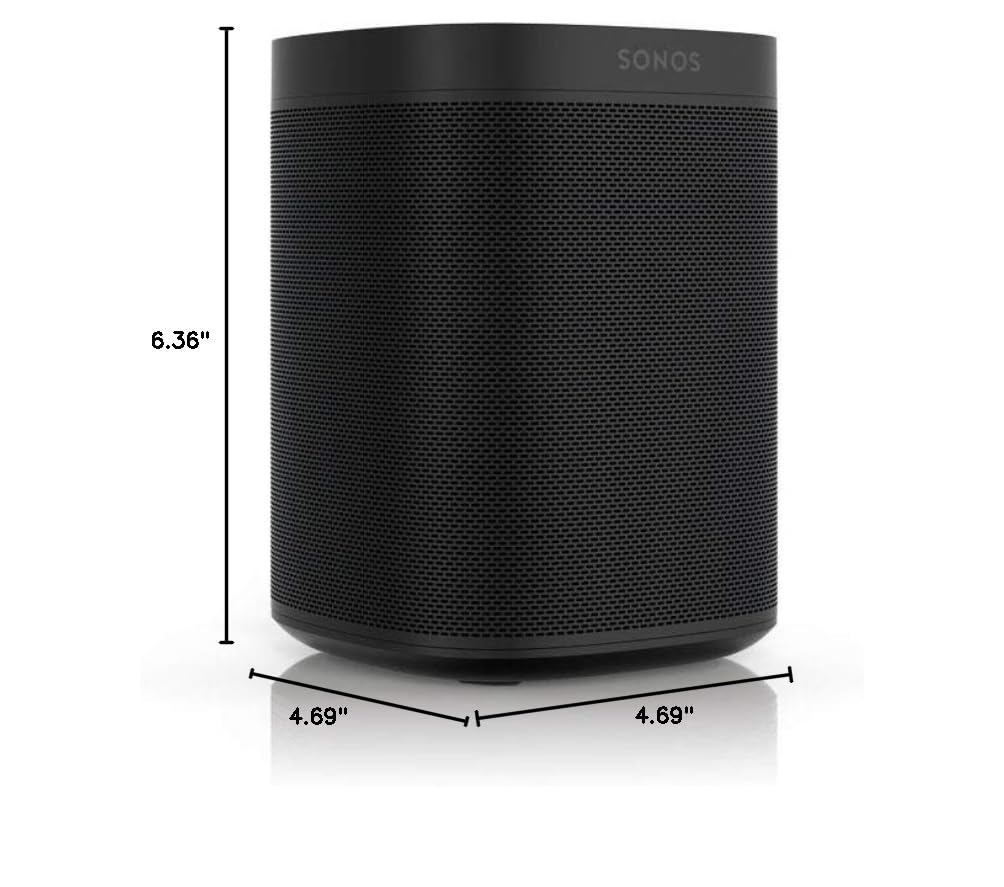Sonos One SL - Microphone-Free Smart Speaker β Black (Renewed)