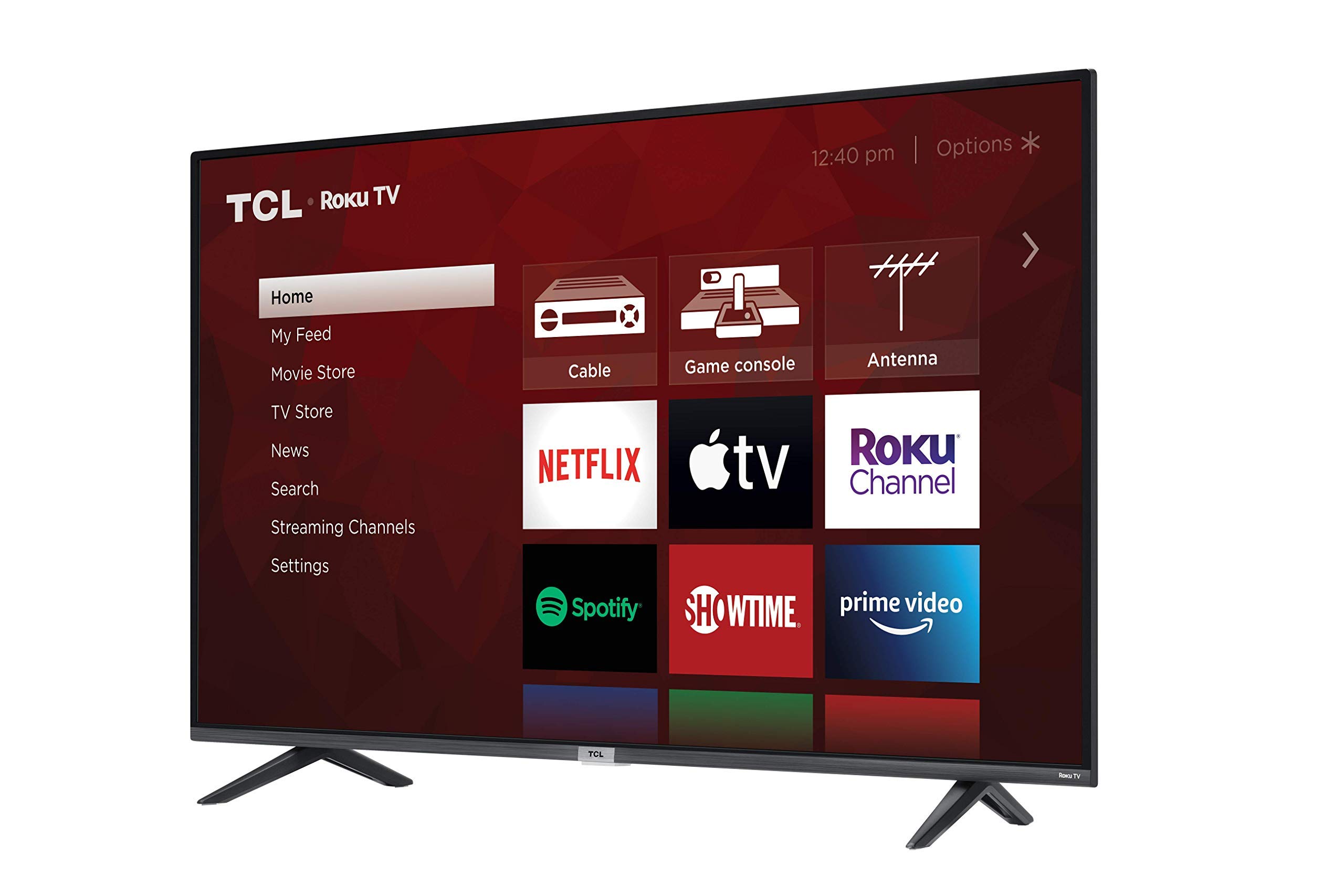 TCL 43S435 43 inch LED 4-Series Roku Smart 4K UHD TV (Renewed)
