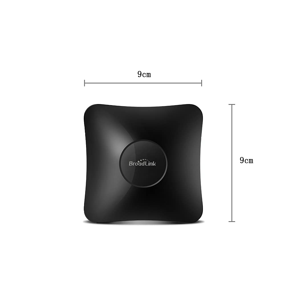 BroadLink RM4 pro Smart Remote and Sensor Cable Set RM4 pro S, Universal IR RF Remote Control Hub with Temperature Humidity Monitor USB Cable, Works with Alexa, Google Home, IFTTT