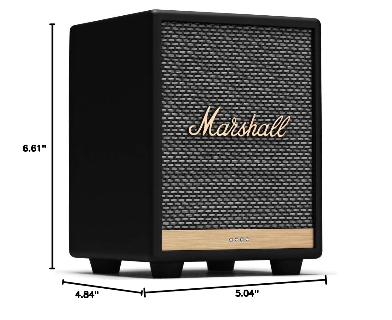 Marshall Uxbridge Home Voice Speaker with Amazon Alexa Built-In, Black