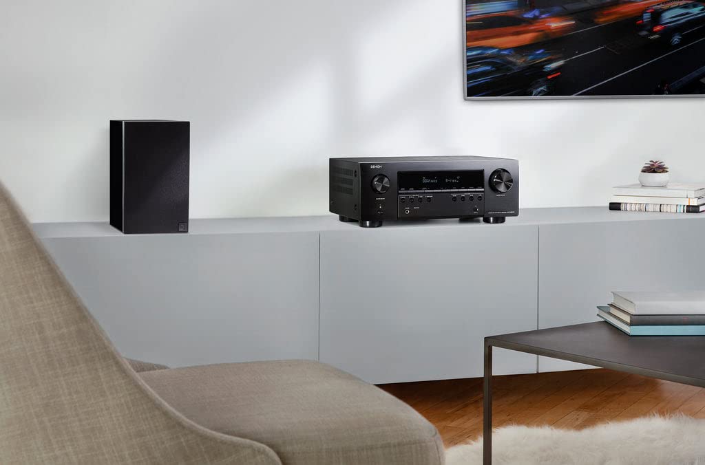 Denon AVR-S960H 8K Ultra HD 7.2 Channel (90 Watt X 7) AV Receiver 2020 Model - Built for Gaming, Music Streaming, 3D Audio & Video, Alexa + HEOS, Black (Renewed)