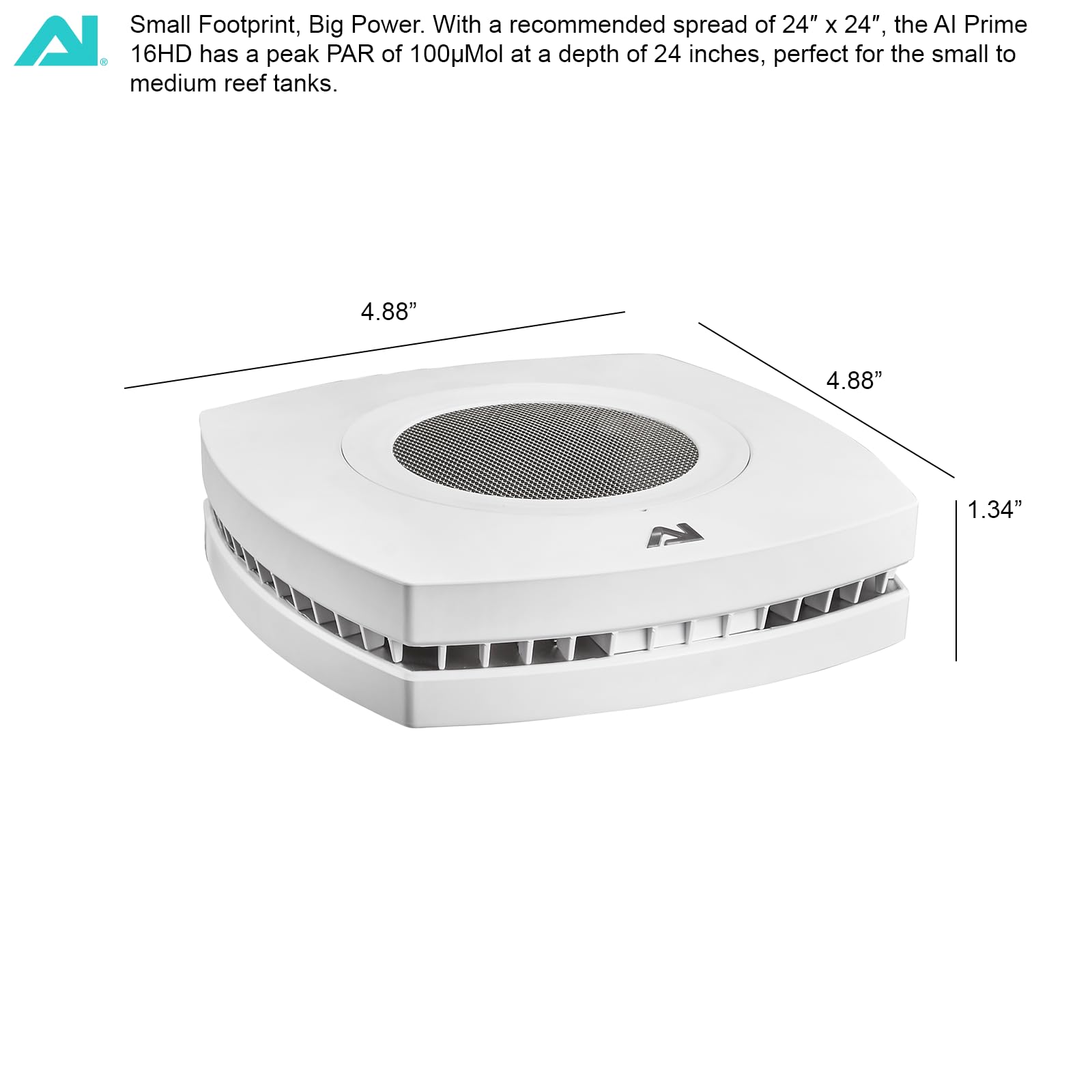 Ecotech 43119102: Aqua Illumination Prime Hd Reef Led Light Fixture, White, 60W