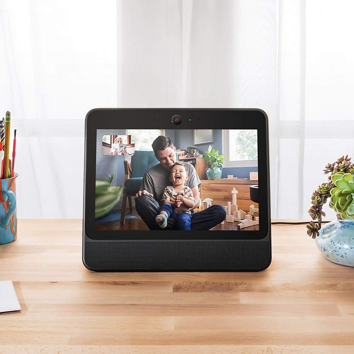 Meta Portal - Smart Video Calling for the Home with 10” Touch Screen Display - Black