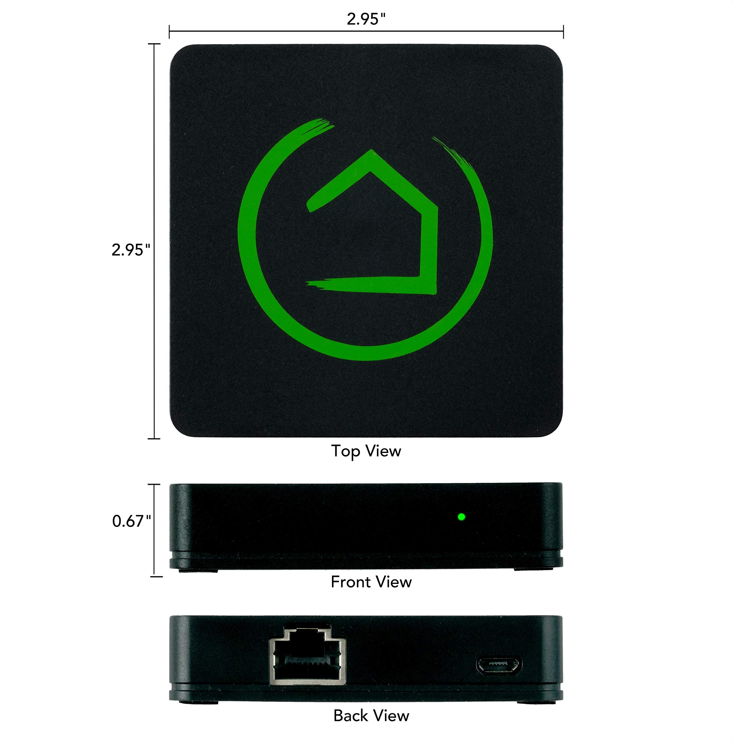 Hubitat Elevation Home Automation Hub (Model C-7) Compatible with Alexa, HomeKit, Google Home, Zigbee, Z-Wave, Lutron