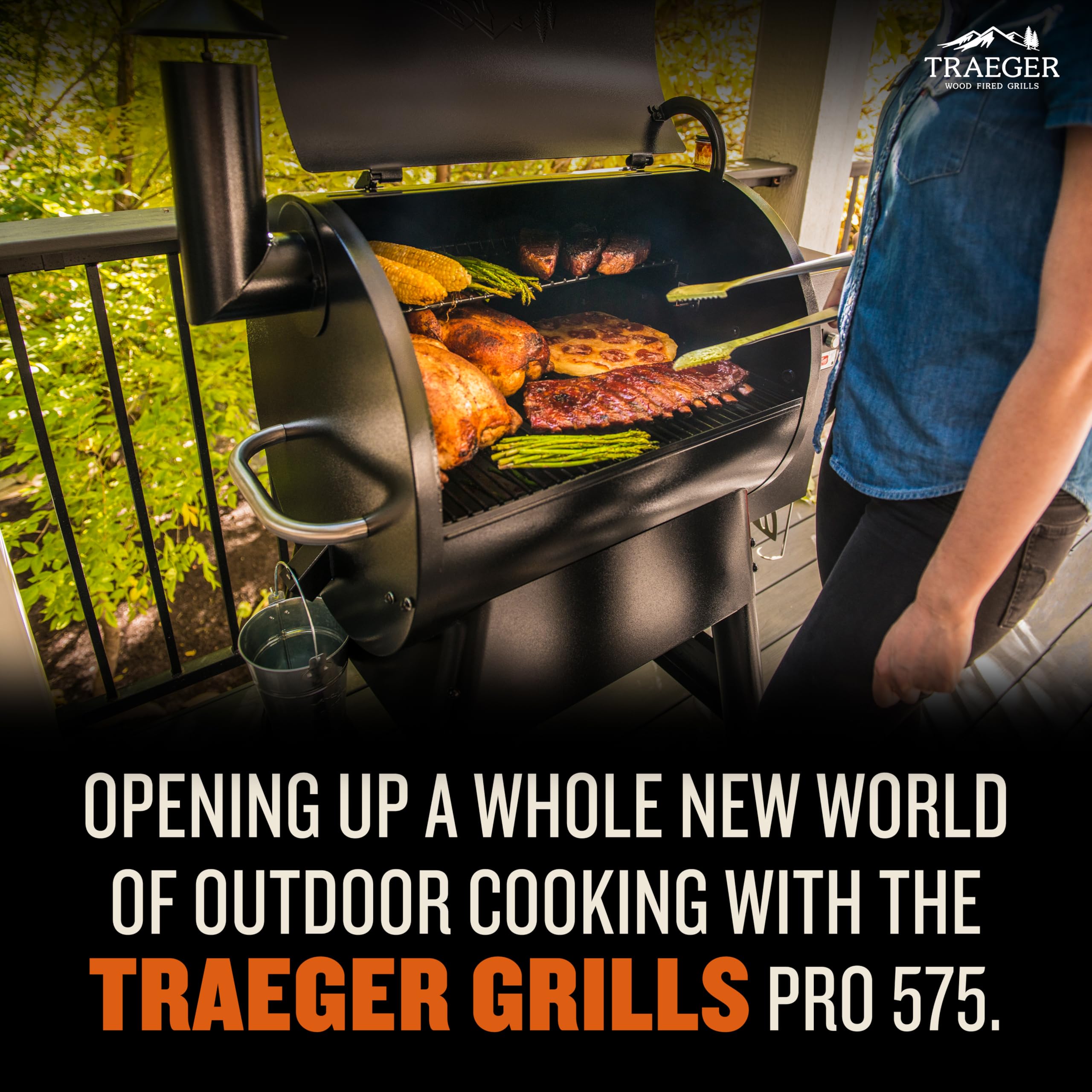 Traeger Grills Pro Series 575 Wood Pellet Grill and Smoker with Wifi, App-Enabled, Bronze