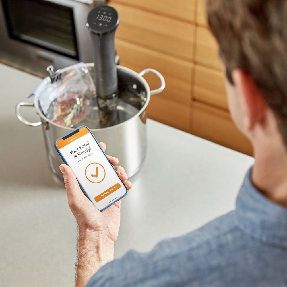 Anova Culinary AN400-US00 Nano Sous Vide Precision Cooker, 12.8" x 2.2" x 4.1", Black