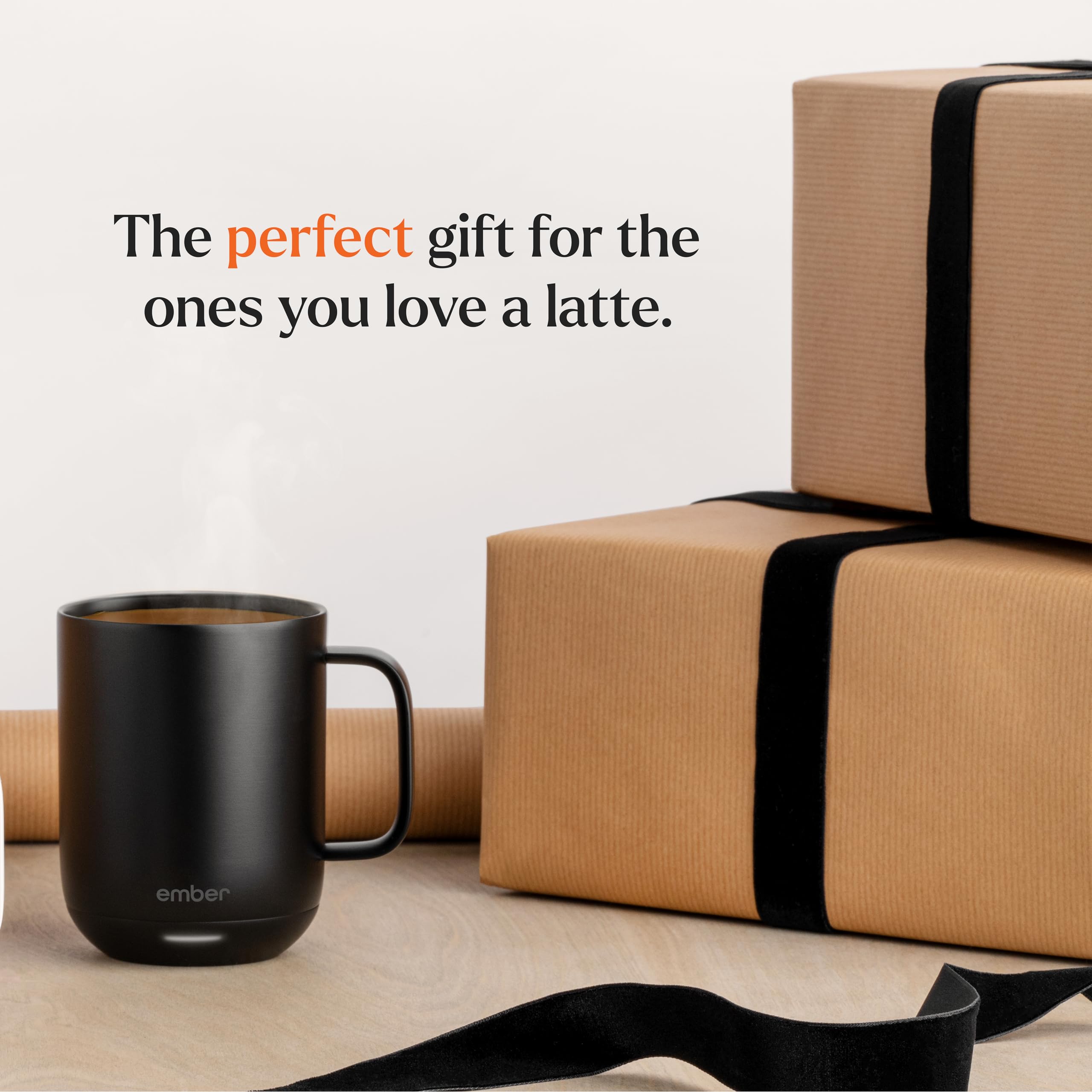Ember Temperature Control Smart Mug 2, 14 oz, Black, 80 min. Battery Life - App Controlled Heated Coffee Mug - Improved Design