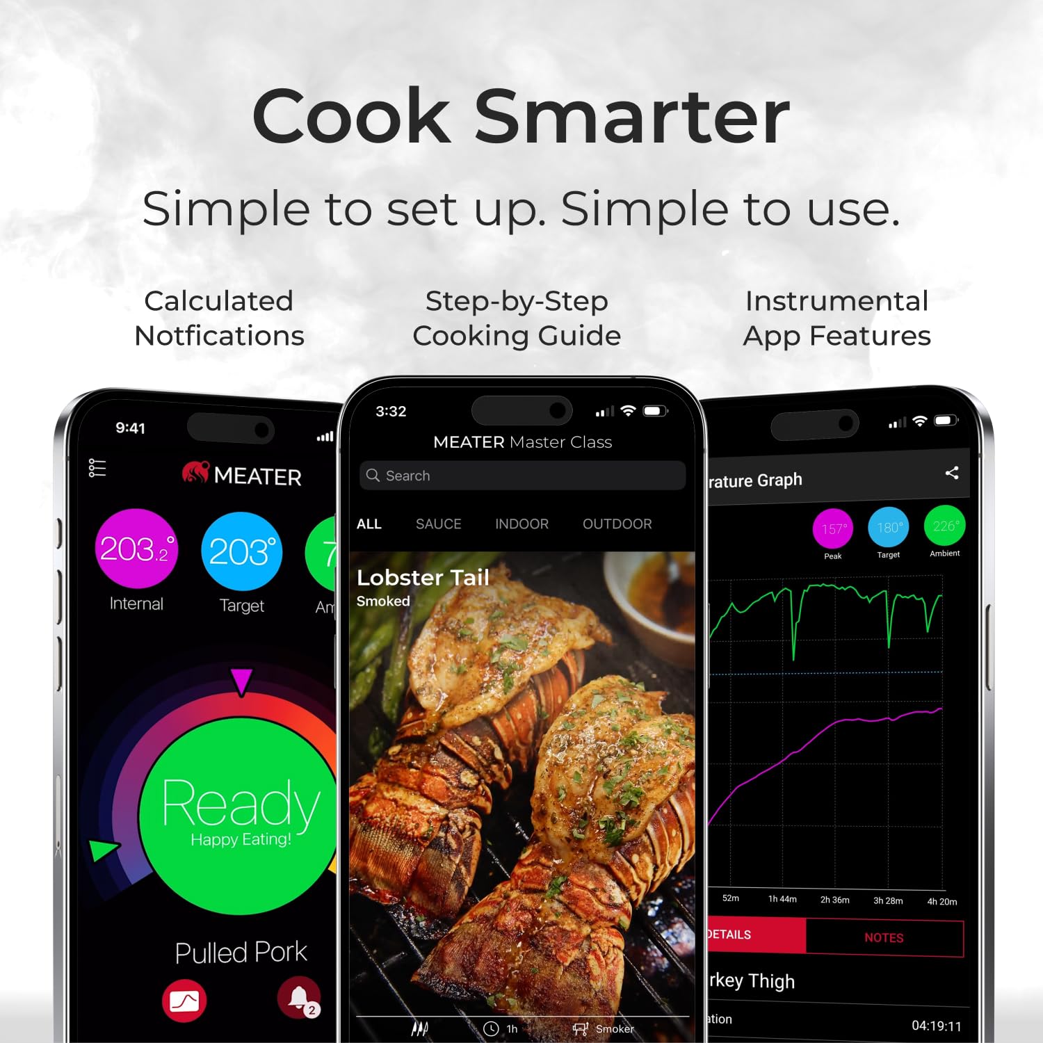 MEATER Block | 4-Probe Premium Smart Meat Thermometer | Bluetooth to WiFi Range Extension | for The Oven, Grill, Kitchen, BBQ, Smoker, Rotisserie