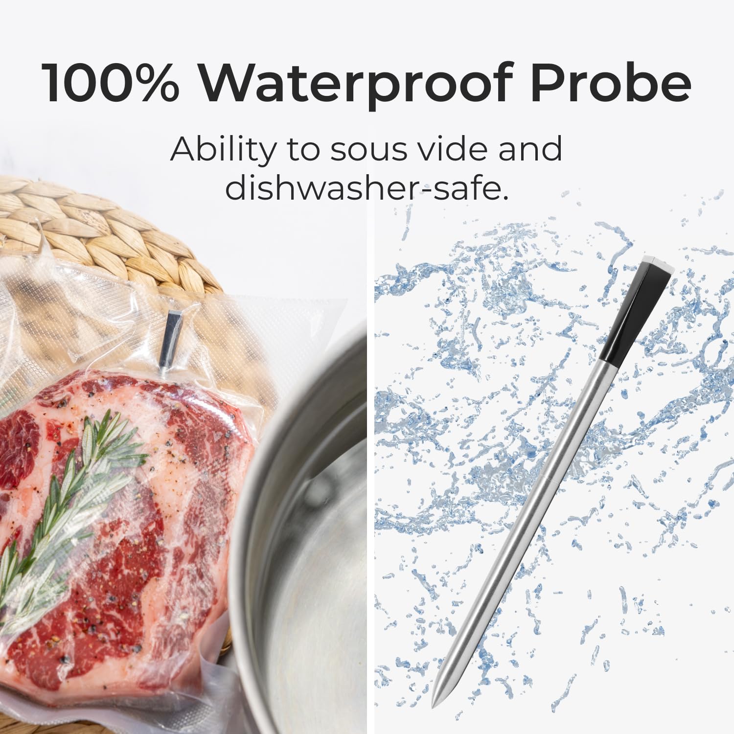 MEATER Block | 4-Probe Premium Smart Meat Thermometer | Bluetooth to WiFi Range Extension | for The Oven, Grill, Kitchen, BBQ, Smoker, Rotisserie