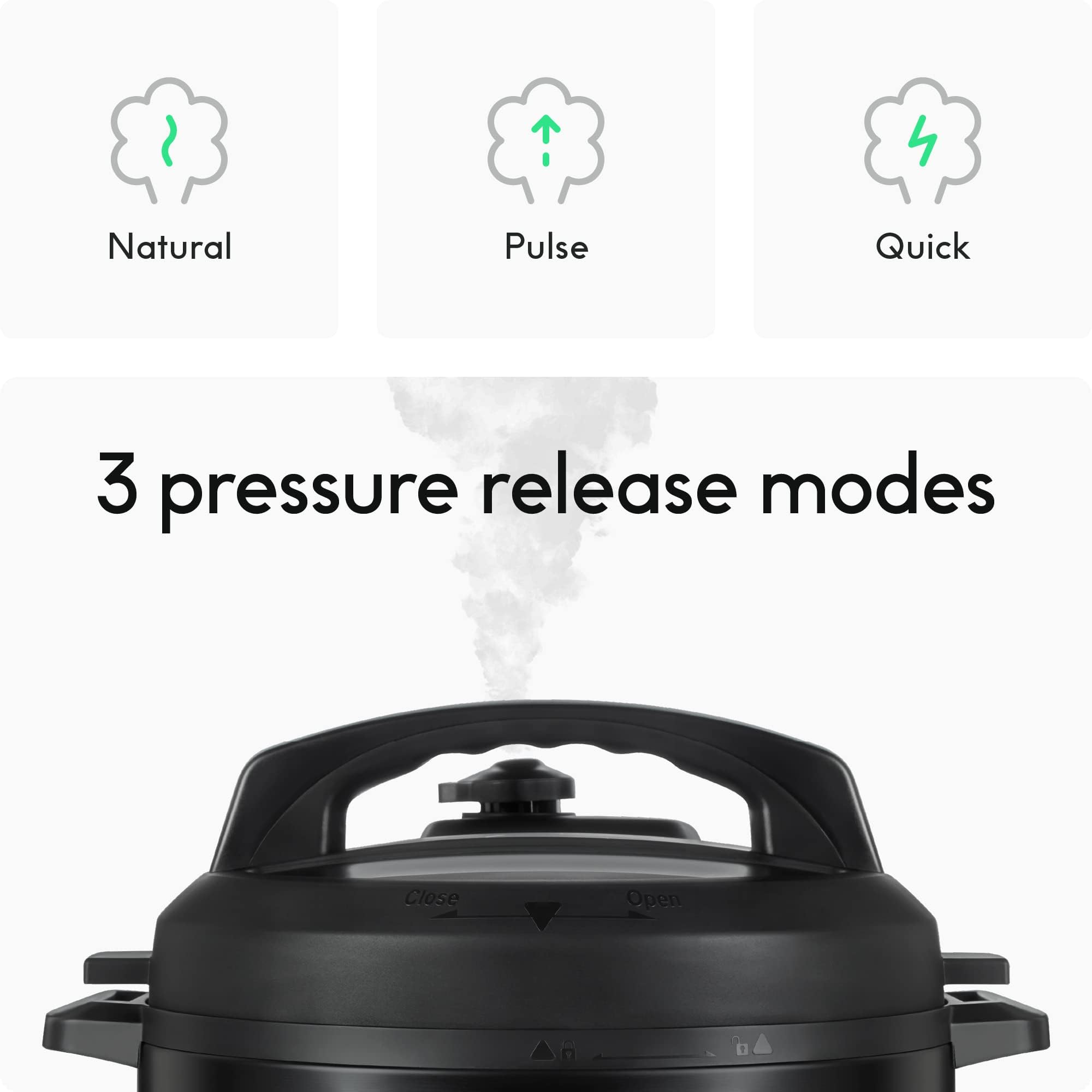 CHEF iQ Pressure Cooker with WiFi and Built-in Scale - Easy-to-Use 10-in-1 Multicooker with 1000+ Guided Recipes - Instant Meals for Foodies - 6 Quart - Family Size