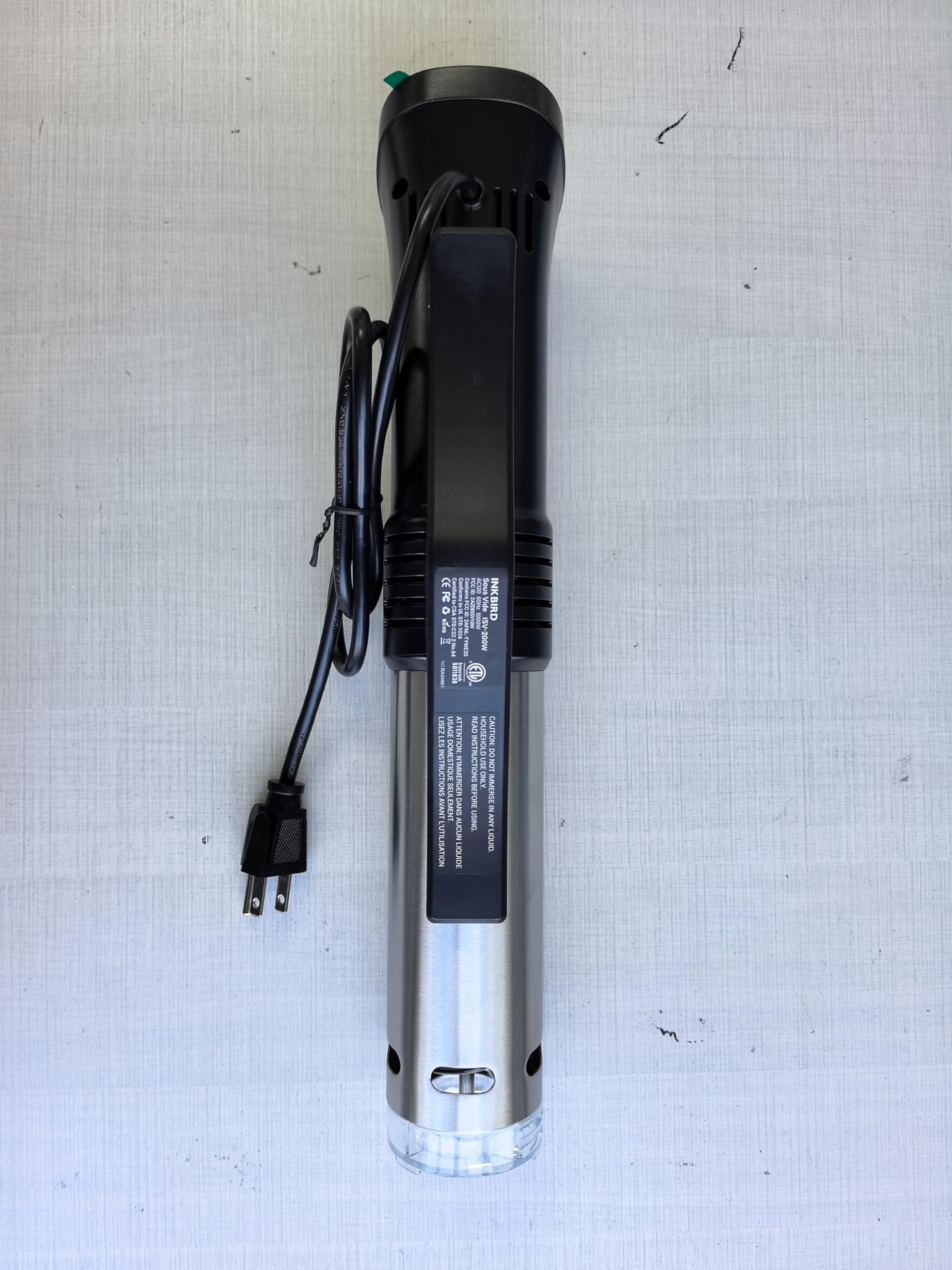 Sous Vide Cooker| Inkbird Wifi Sous Vide Mchine Precision Cooker, 1000W Immersion Circulator with Recipes,Timer | Ultra-Quiet : ISV-200W