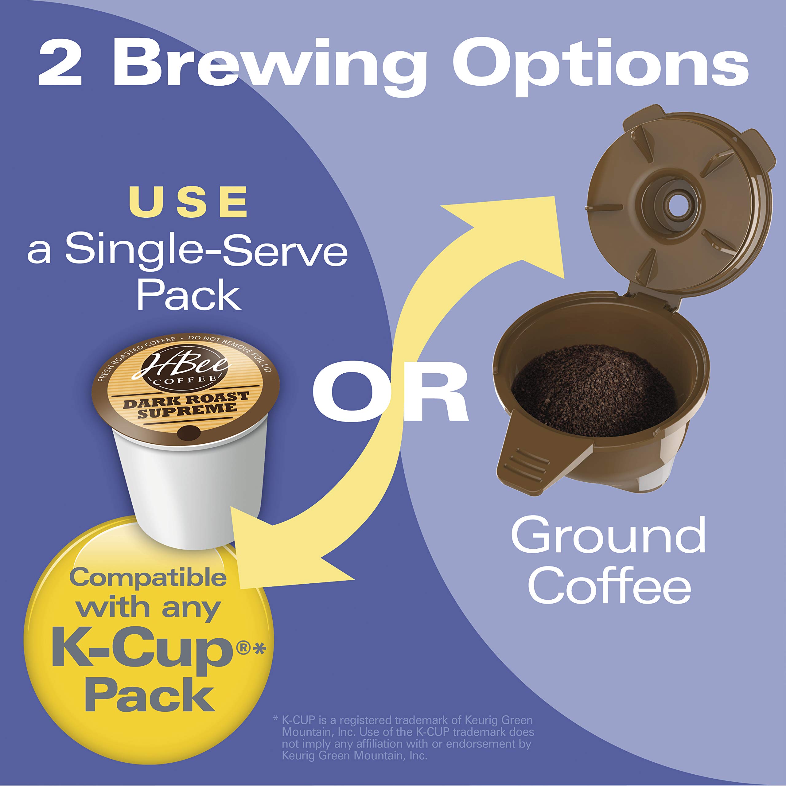 Hamilton Beach 49968 FlexBrew Connected Single Cup Coffee Maker with Amazon Dash Auto Replenishment for Coffee Pods