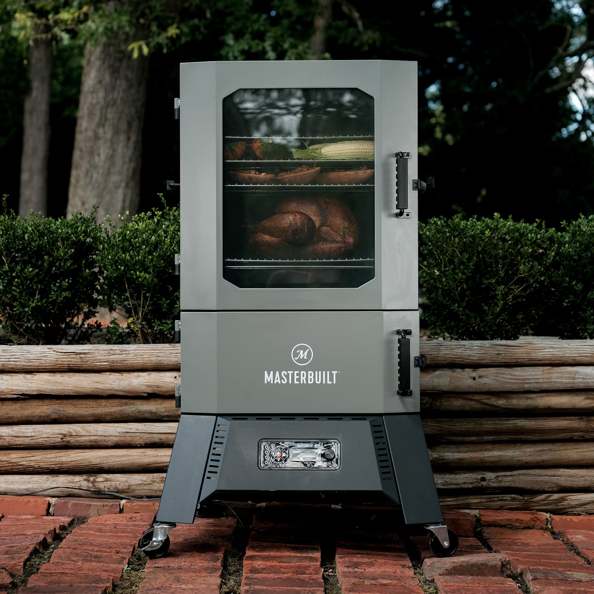 Masterbuilt MB20060321 40-inch Digital Charcoal Smoker, Gray