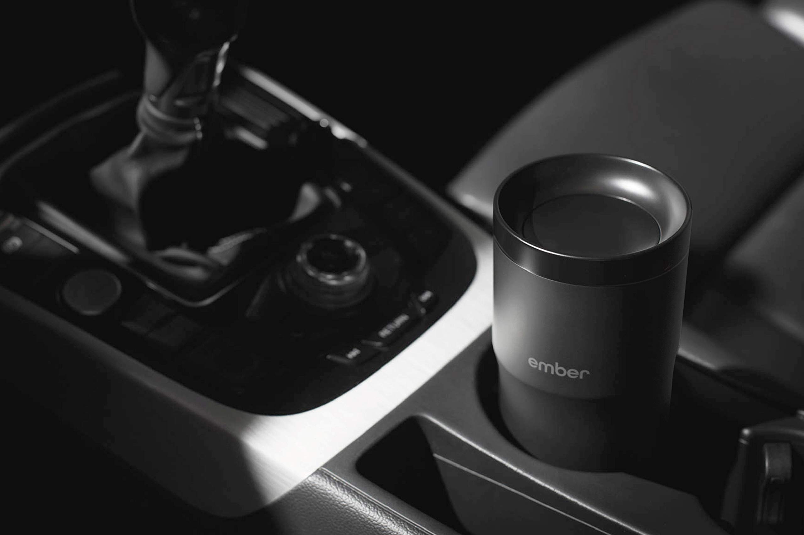 Ember Temperature Control Travel Mug, 12 Ounce, 2-hr Battery Life, Black - App Controlled Heated Coffee Travel Mug