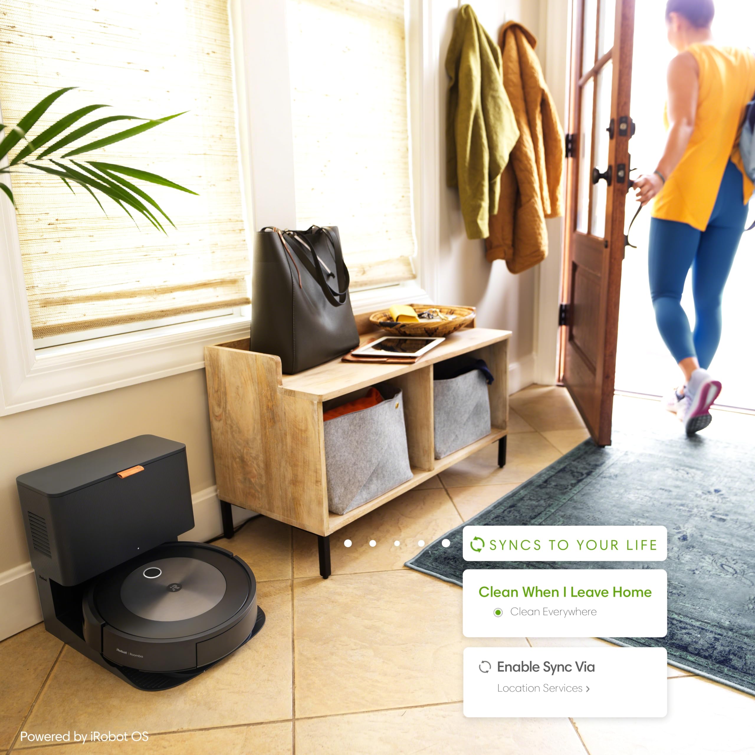 iRobot Roomba j7+ (7550) Self-Emptying Robot Vacuum – Identifies and avoids obstacles like pet waste & cords, Empties itself for 60 days, Smart Mapping, Works with Alexa, Ideal for Pet Hair, Graphite