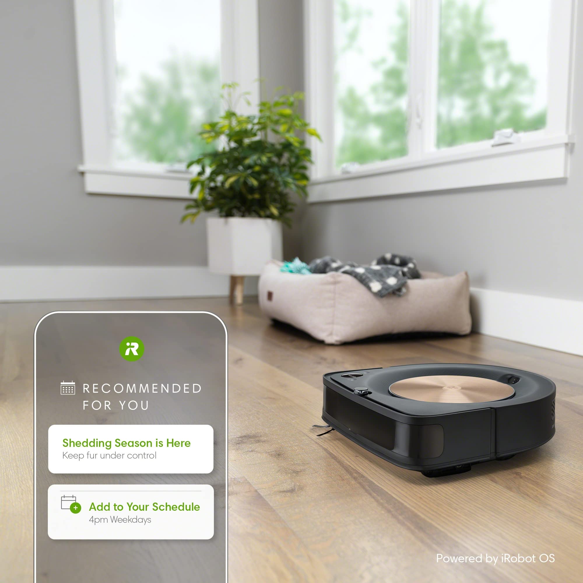 iRobot Roomba s9+ (9550) Robot Vacuum with Automatic Dirt Disposal- Empties itself, Wi-Fi Connected, Smart Mapping, Powerful Suction, Corners & Edges, Ideal for Pet Hair, Black