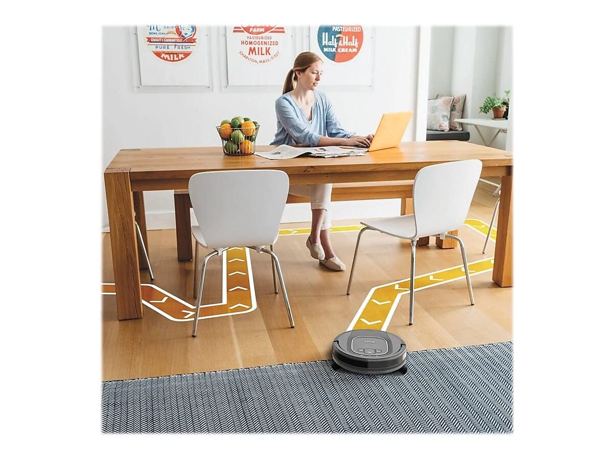 Shark ION Robot Vacuum RV871 with Wi-Fi and Voice Control, 0.6 qt, Black