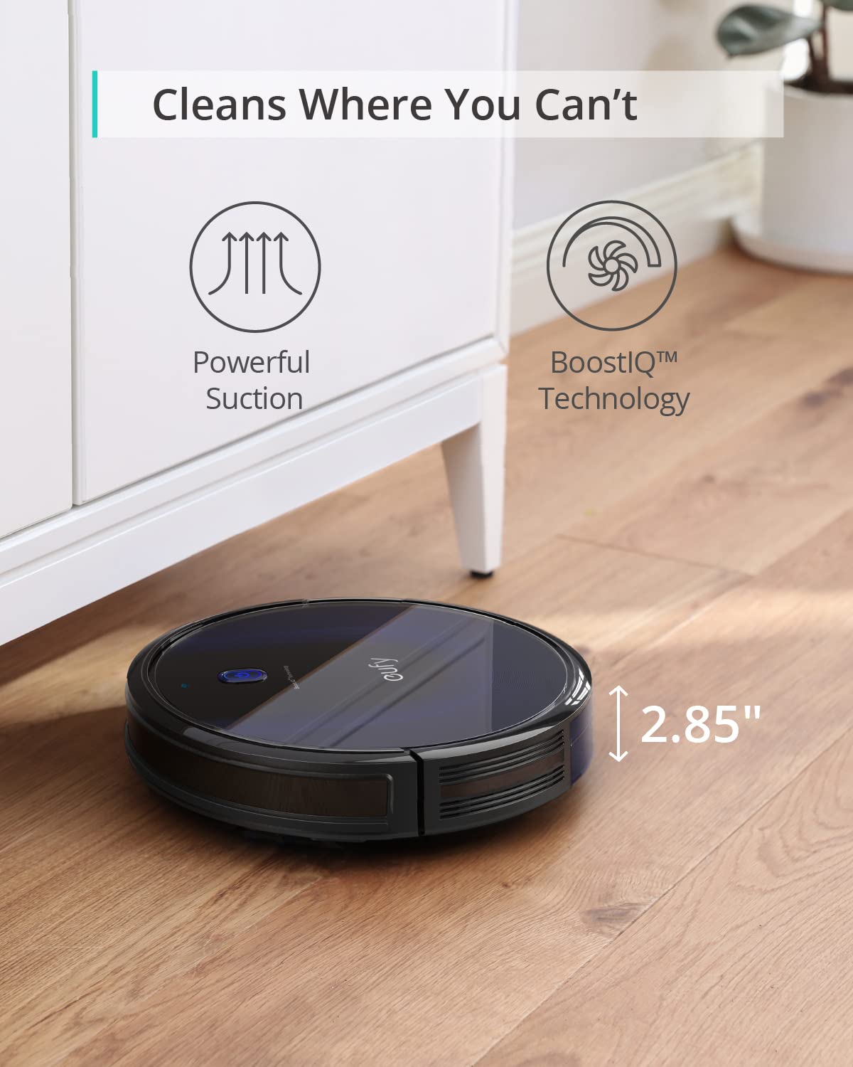 eufy by Anker, BoostIQ RoboVac 15C MAX, Wi-Fi Connected Robot Vacuum Cleaner, Super-Thin, 2000Pa Suction, Quiet, Self-Charging Robotic Vacuum Cleaner, Cleans Hard Floors to Medium-Pile Carpets