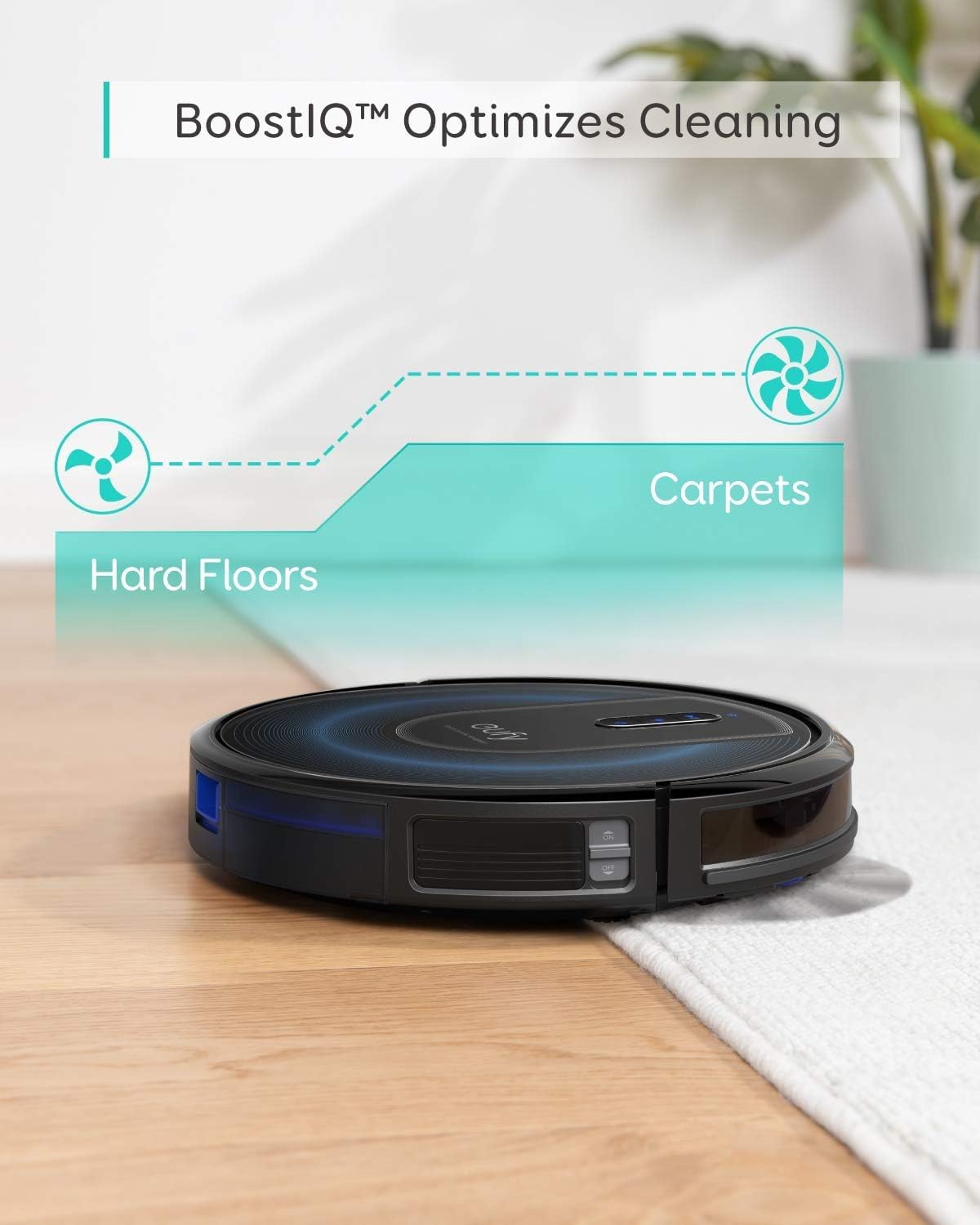 eufy by Anker, RoboVac G30, Robot Vacuum with Dynamic Navigation 2.0, 2000 Pa Strong Suction, Wi-Fi, Compatible with Alexa, Carpets and Hard Floors, Ideal for Pet Owners