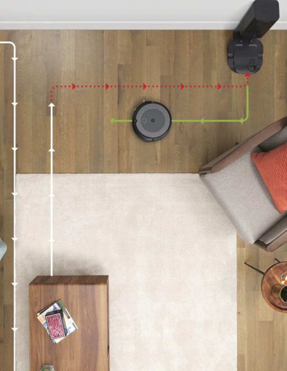 iRobot Roomba i4+ EVO (4552) Robot Vacuum with Automatic Dirt Disposal - Empties Itself for up to 60 Days, Wi-Fi Connected Mapping, Compatible with Alexa, Ideal for Pet Hair, Carpets