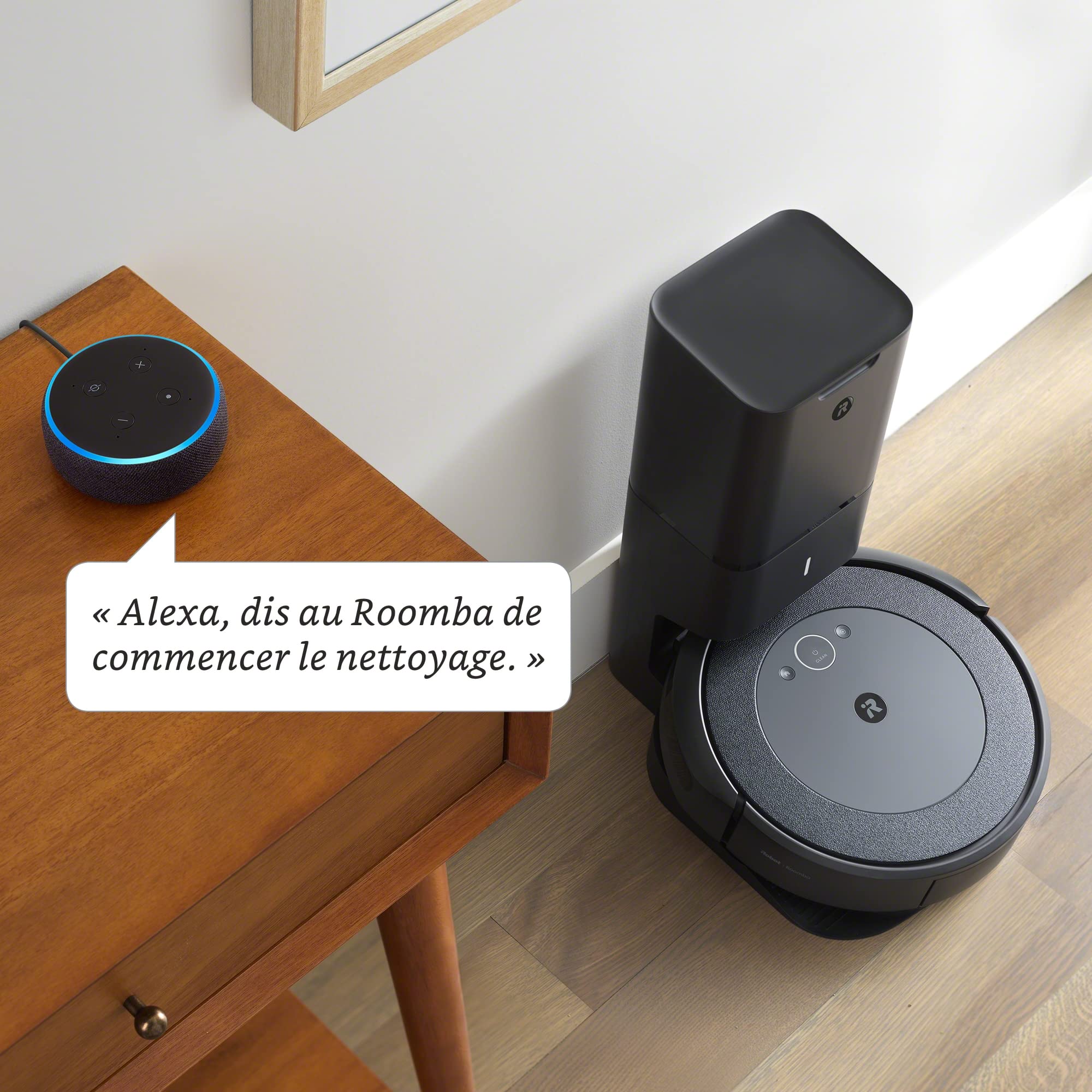 iRobot Roomba i4+ EVO (4552) Robot Vacuum with Automatic Dirt Disposal - Empties Itself for up to 60 Days, Wi-Fi Connected Mapping, Compatible with Alexa, Ideal for Pet Hair, Carpets