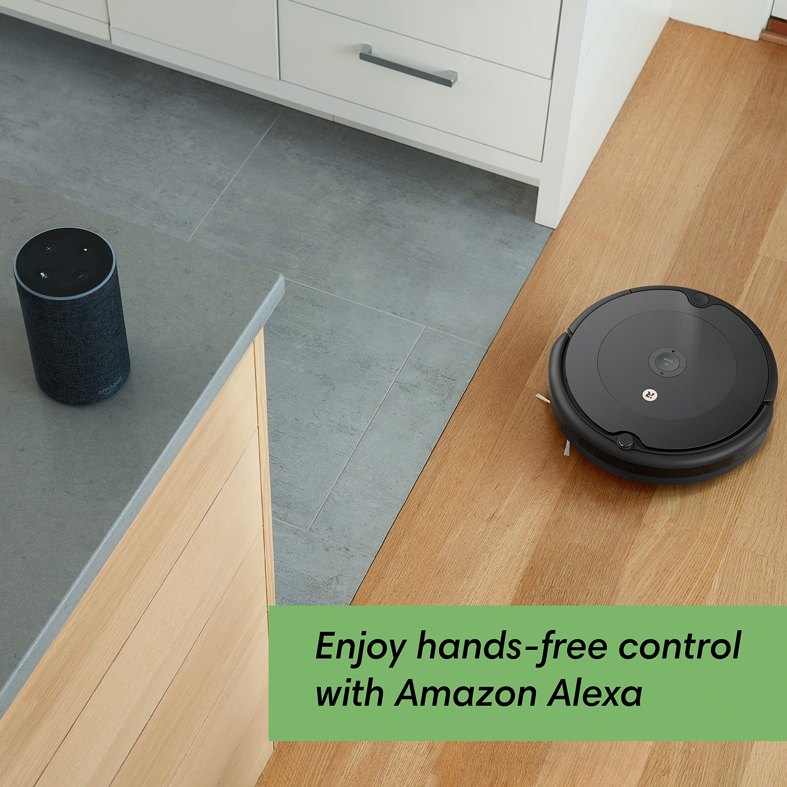 iRobot Roomba 692 Robot Vacuum-Wi-Fi Connectivity, Personalized Cleaning Recommendations, Works with Alexa, Good for Pet Hair, Carpets, Hard Floors, Self-Charging, Charcoal Grey