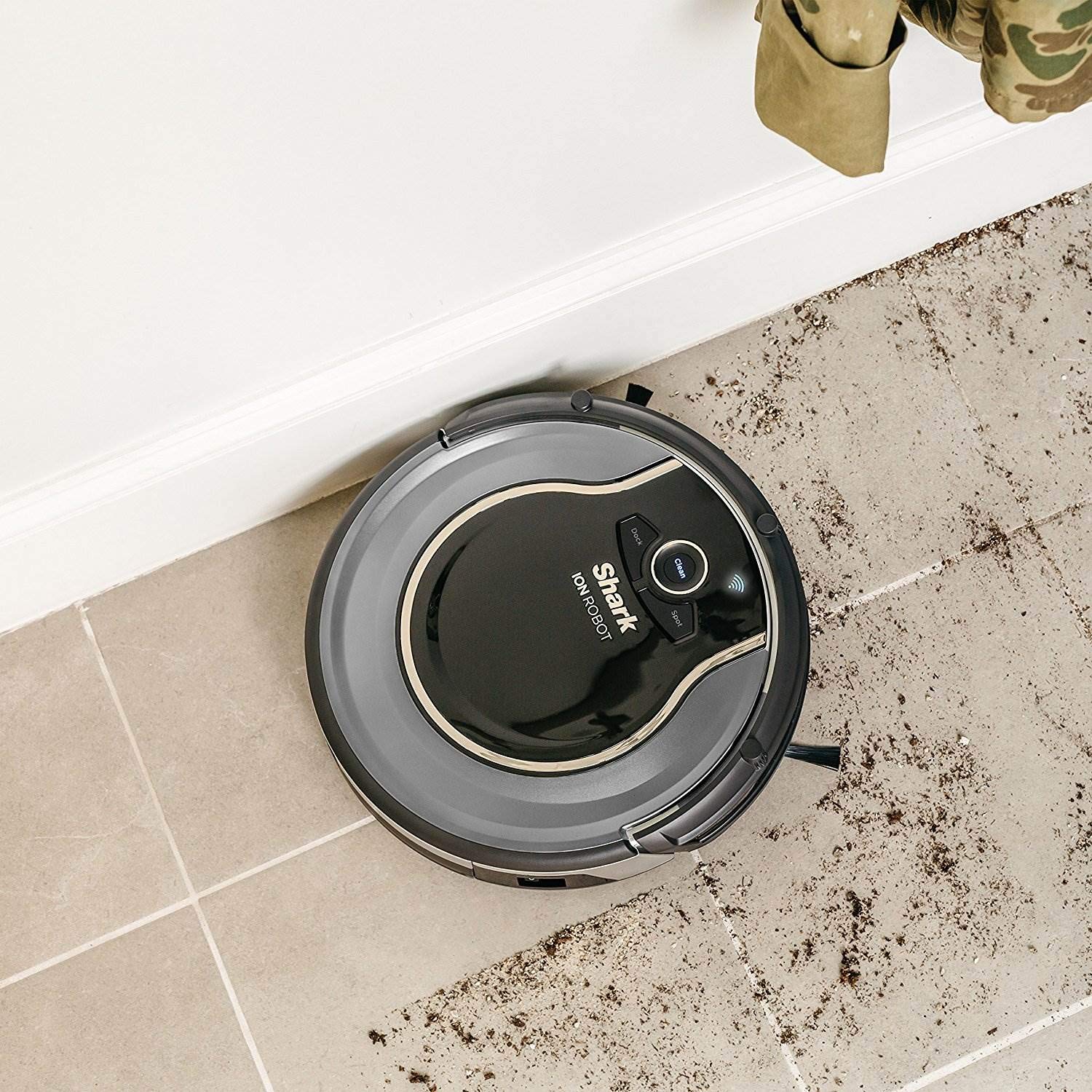 Shark Robotic Vacuum, 0.45 Quarts, Smoke