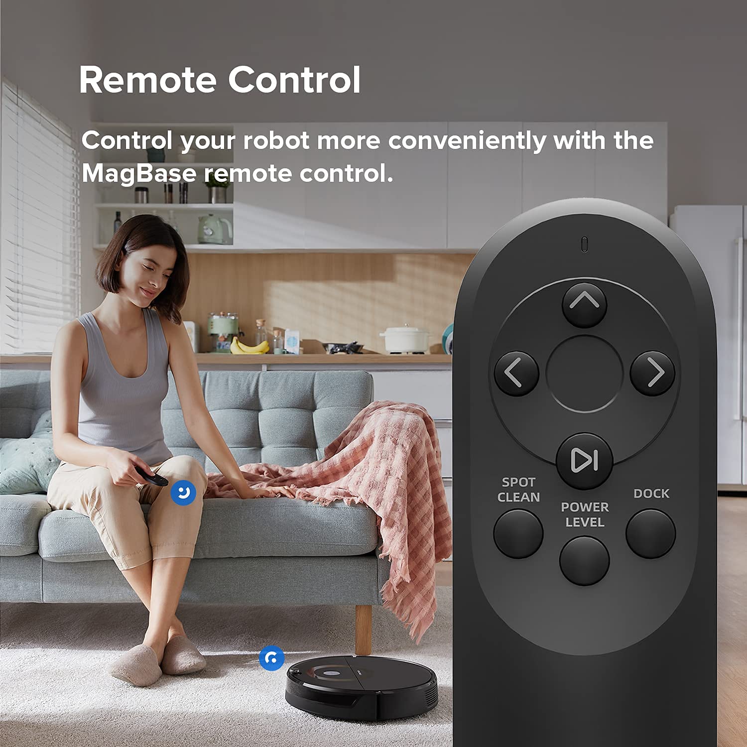 Roborock E5 Mop Robot Vacuum and Mop, Self-Charging Robotic Vacuum Cleaner, 2500Pa Strong Suction, Wi-Fi Connected, APP Control, Compatible with Alexa, Ideal for Pet Hair, Carpets (Black) (Renewed)