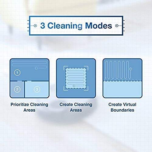 Ecovacs Deebot 907 Smart Robotic Vacuum, Carpet, Bare Floors, Pet Hair + Mapping Technology, High Suction Power, WiFi, Compatible with Alexa and Google Assistant (Renewed)