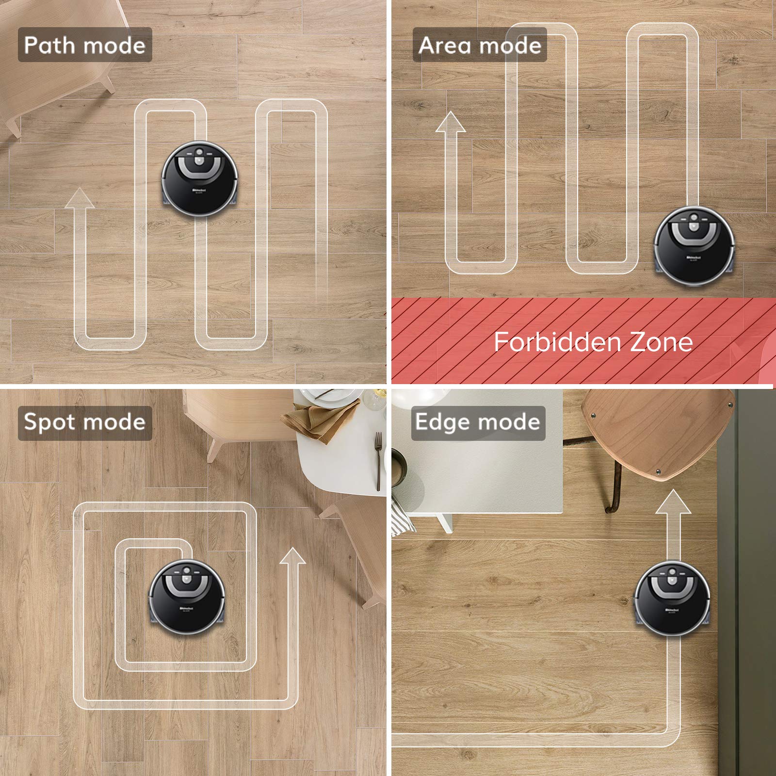ILIFE Shinebot W400s Mopping Robot, Wet Scrubbing, Floor Washing Robot, XL Water Tank, Zig-Zag Path, Suitable for Hard Floor only.