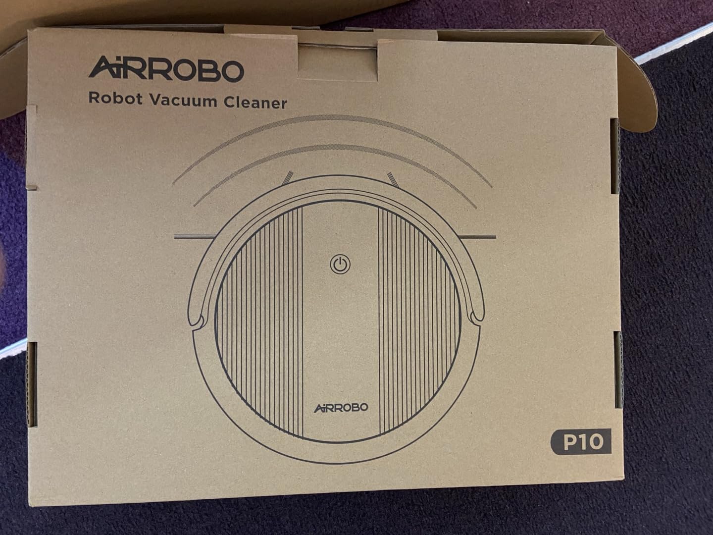 AIRROBO Robot Vacuum Cleaner, 2600Pa Strong Suction Power Robotic Vacuums, WiFi Connected, App Control, Works with Alexa and Google Home, Self Charging, Ideal for Hard Floor, Carpet, Pet Hair, P10