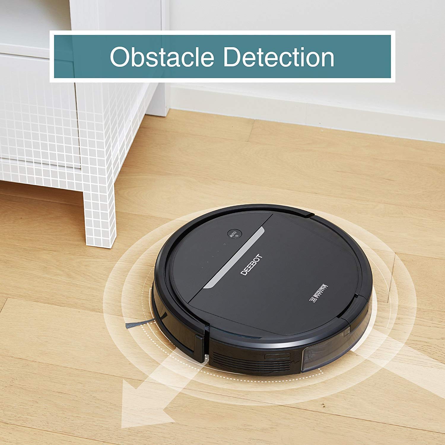 ECOVACS OZMO 601 Self-Charging Robot Mop & Vacuum w/Smart Phone App Controls, Auto-Clean Mode, 2 Specialized Cleaning Modes, Digital Mop for Pet Hair, Dirt, Dried Liquids & Hard Floors