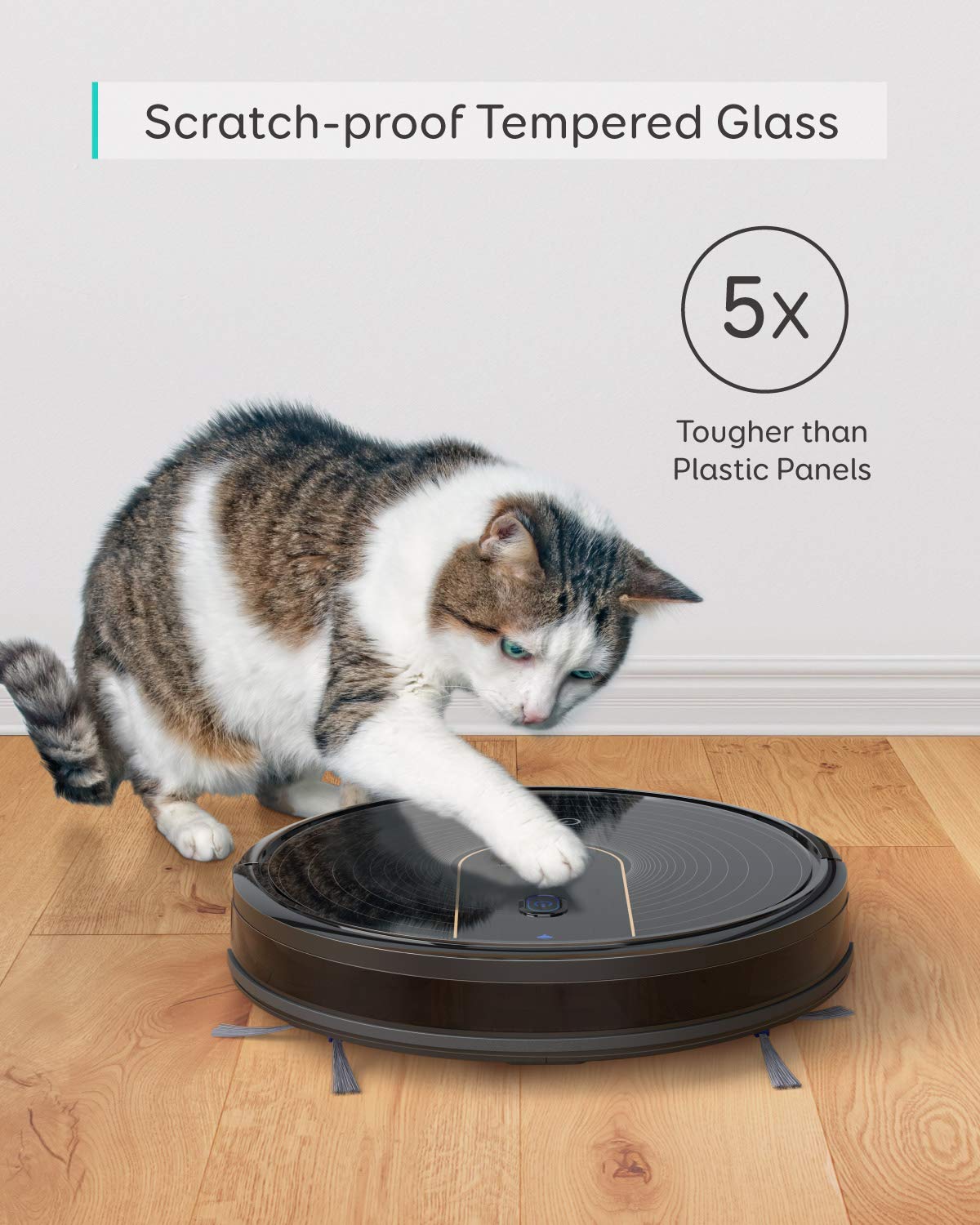 eufy [BoostIQ] RoboVac 15C, Wi-Fi, Upgraded, Super-Thin, 1300Pa Strong Suction Quiet, Self-Charging Robotic Vacuum Cleaner, Cleans Hard Floors to Medium-Pile Carpets (Renewed)