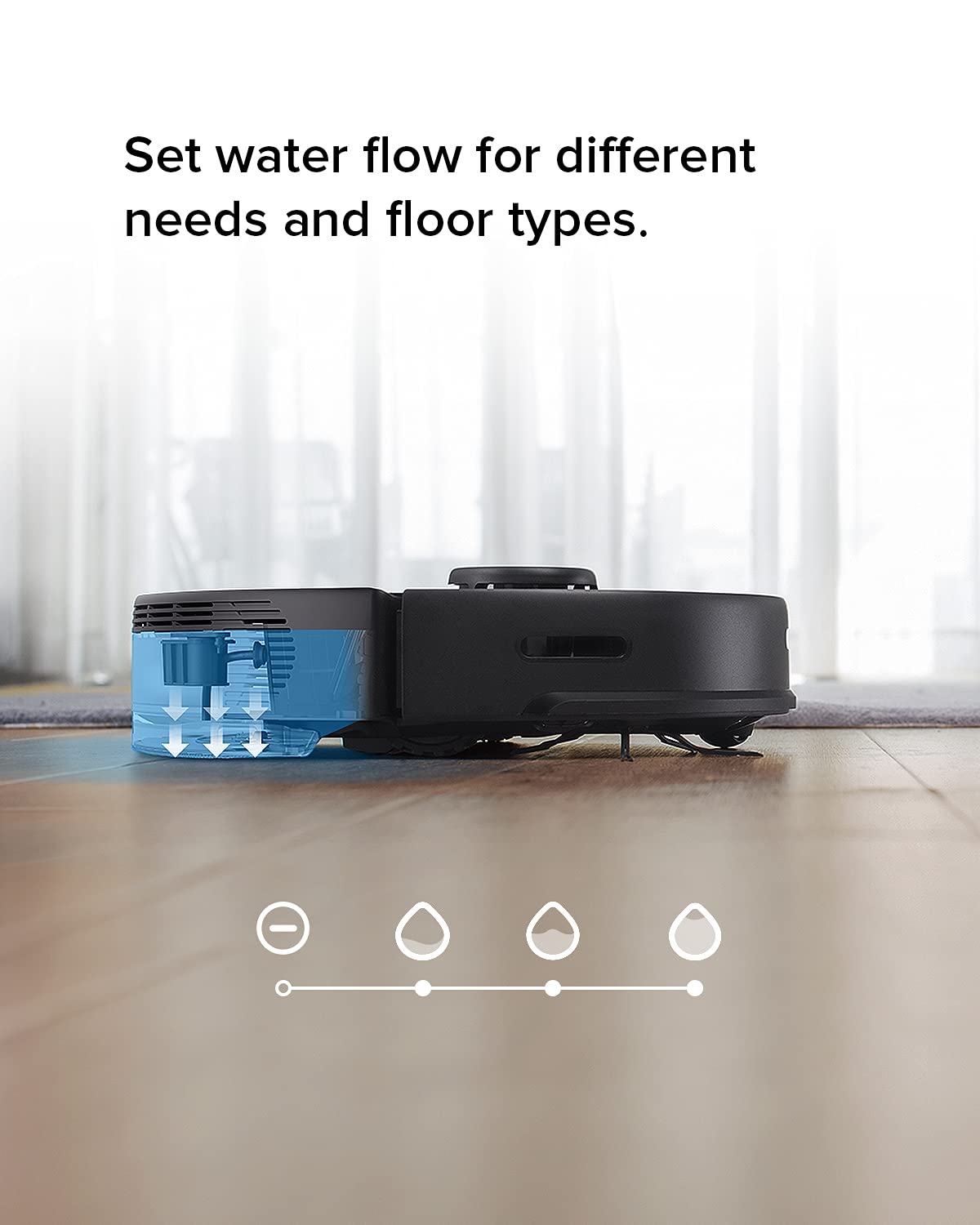 roborock S5 MAX Robot Vacuum and Mop Cleaner, Self-Charging Robotic Vacuum, Lidar Navigation, Selective Room Cleaning, No-mop Zones, 2000Pa Powerful Suction, 180mins Runtime, Works with Alexa