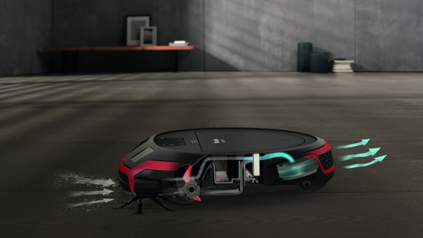 Miele Scout RX2 Robot Vacuum, Autumn Red