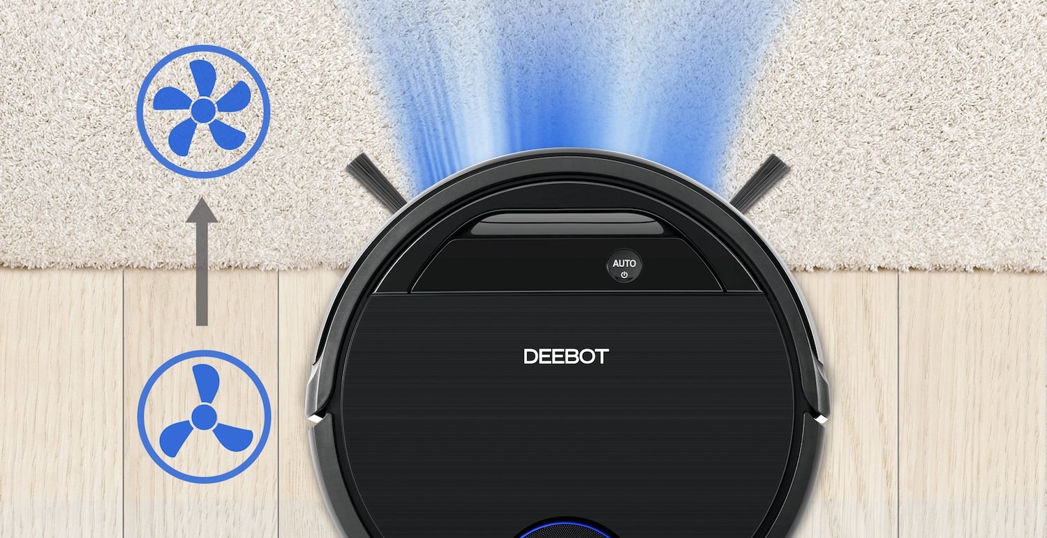 Ecovacs Deebot OZMO 930, Smart Robotic Vacuum, for Carpet, Bare Floors, Pet Hair, with Intelligent Mapping, Ozmo Mopping Technology, Adaptive Floor Sensing Technology, and Compatible with Alexa