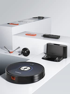 Laresar Robot Vacuum and Mop, Grande 1 Robotic Vacuum Cleaner 2700Pa Suction with Smart Dynamic Navigation, Self-Charging, App Control, Works with Alexa, Ultra-Slim, Ideal for Pet Hair and Carpets