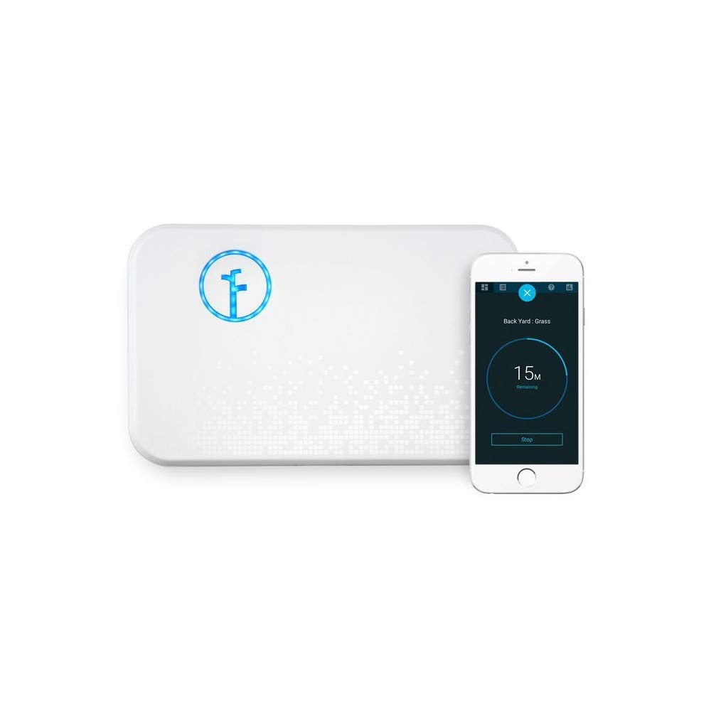 Rachio WiFi Smart Lawn Sprinkler Controller, Works with Alexa, 8-Zone (2nd Generation) (8ZULW-B)