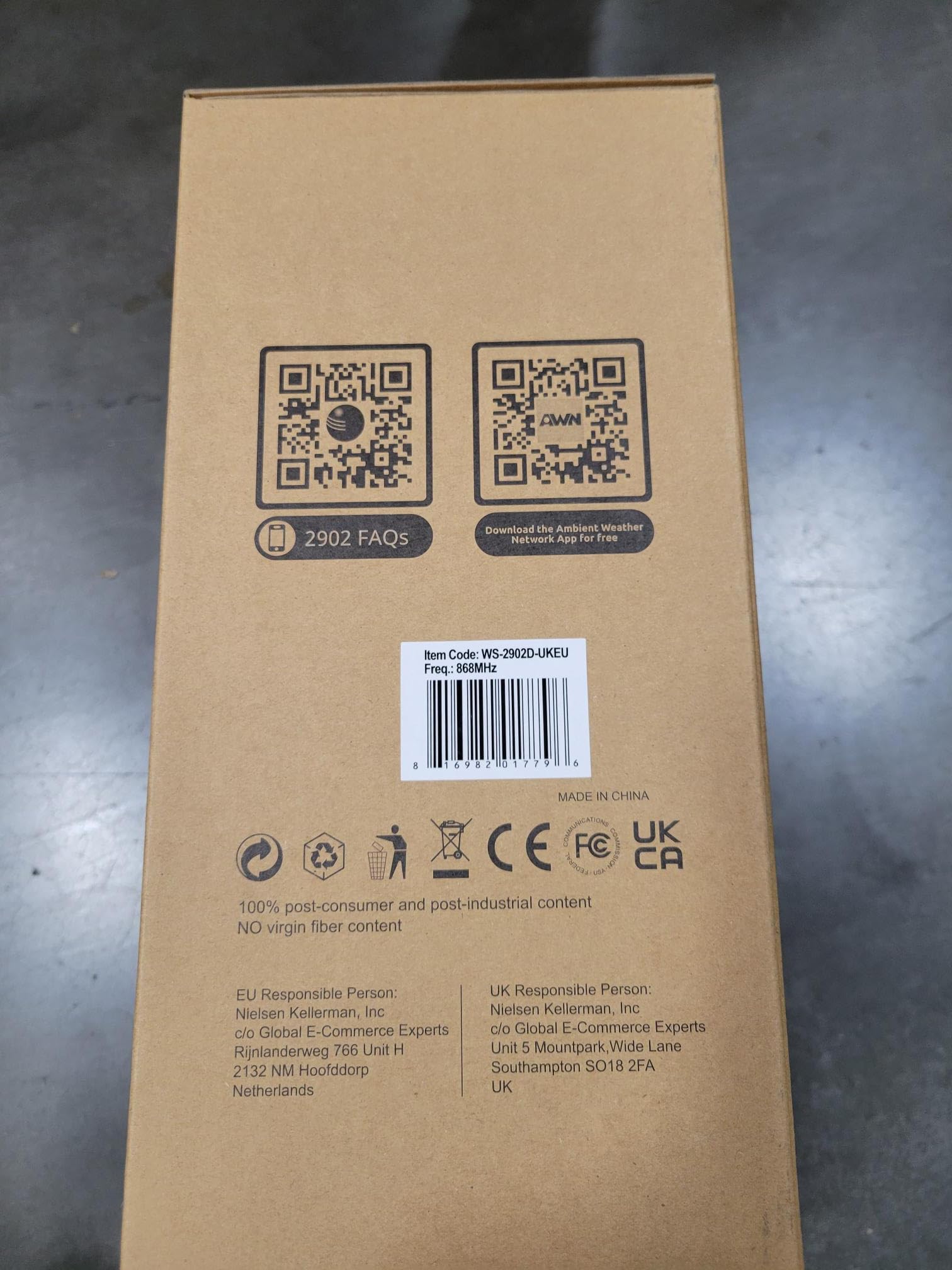 Ambient Weather WS-2902 WiFi Smart Weather Station