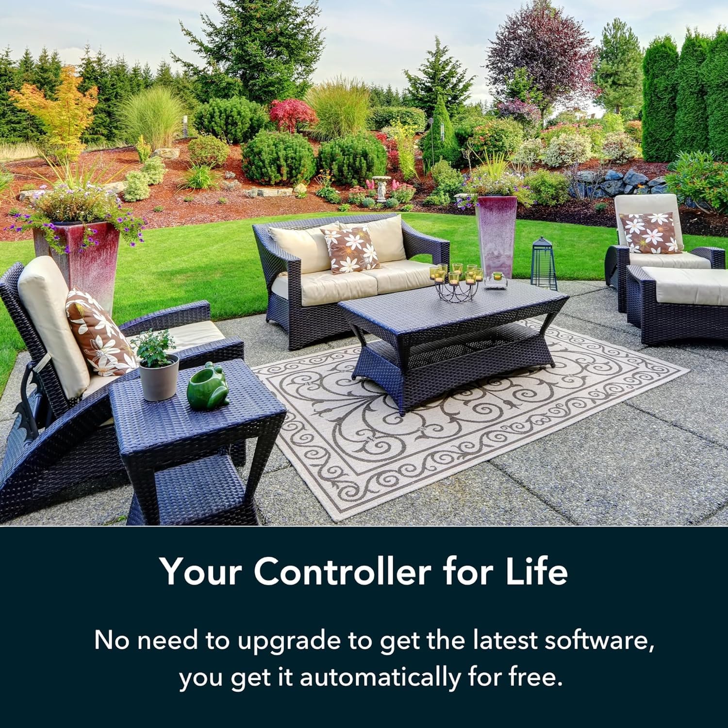Rachio 8ZULW-C 3rd Generation: Smart, 8 Zone Sprinkler Controller, Works with Alexa