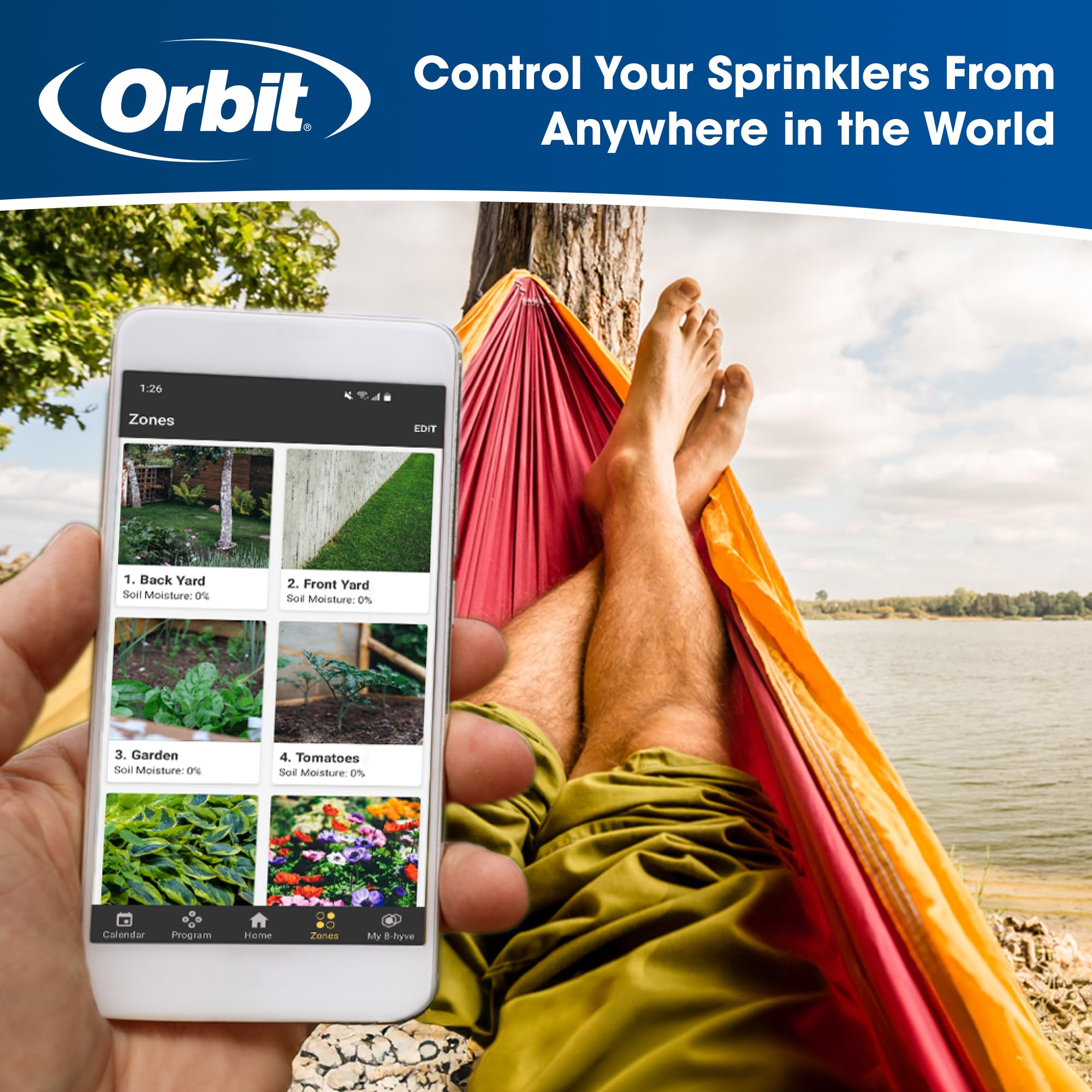 Orbit 57985 B-hyve XR Smart 8-Zone Indoor/Outdoor Sprinkler Controller, Compatible with Alexa