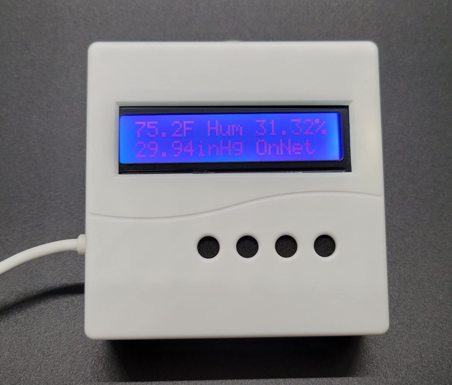 pp-Code WiFi Temperature, Humidity and Pressure Sensor, Monitor from Anywhere with Email & Text Alerts (with Pressure Sensor)