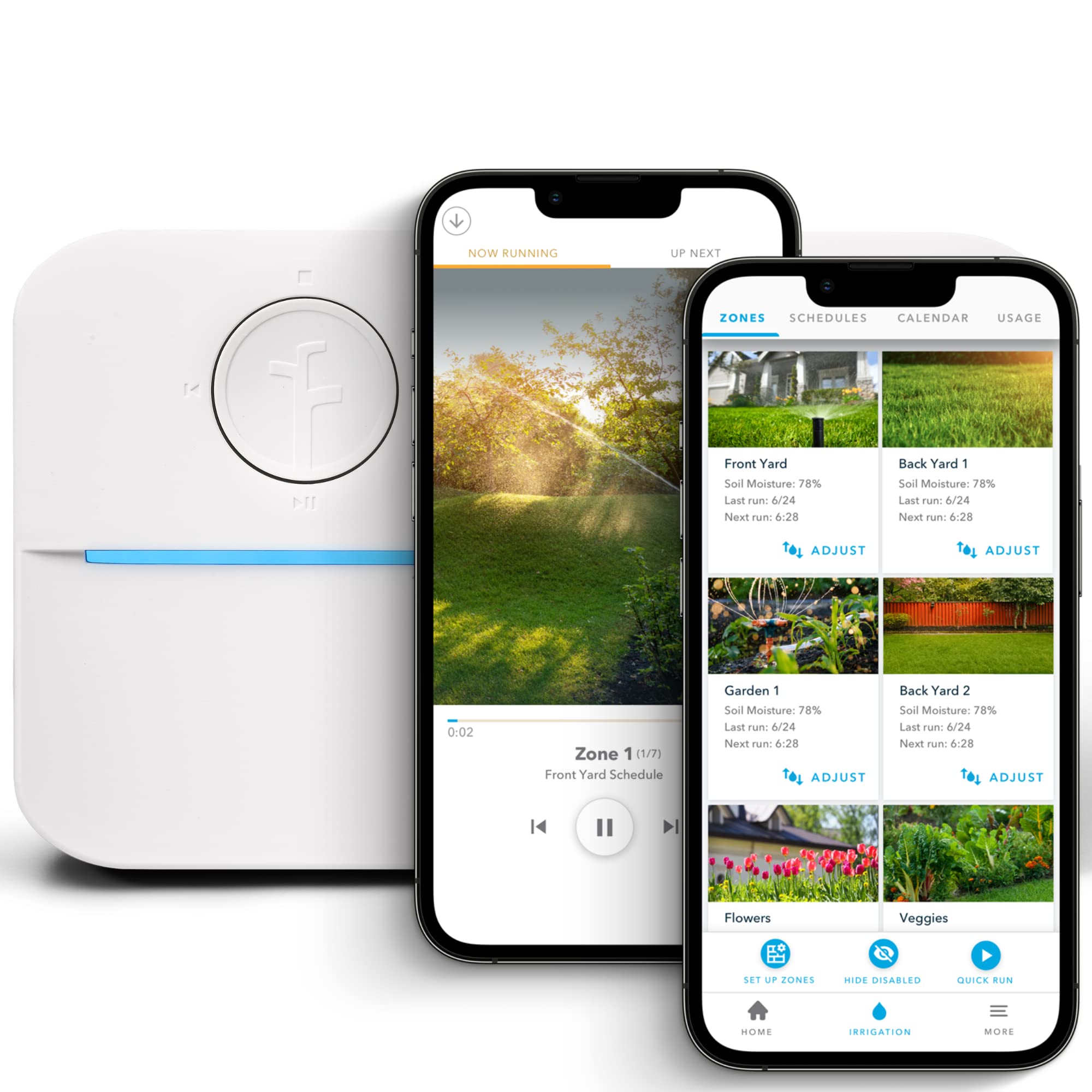 Rachio 3 Smart Bundle: Includes Rachio 3rd Generation-8 Zone Smart Sprinkler Controller (Alexa Compatible w/ Hyperlocal Weather Intelligence Plus & Rain Skip) & Rachio Weatherproof Outdoor Enclosure