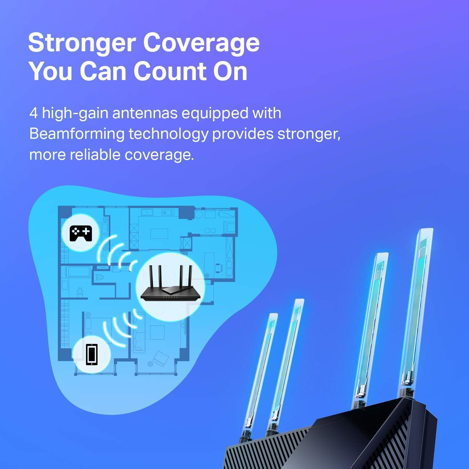 TP-Link AX1800 WiFi 6 Router (Archer AX21) β Dual Band Wireless Internet Router, Gigabit Router, USB port, Works with Alexa - A Certified for Humans Device