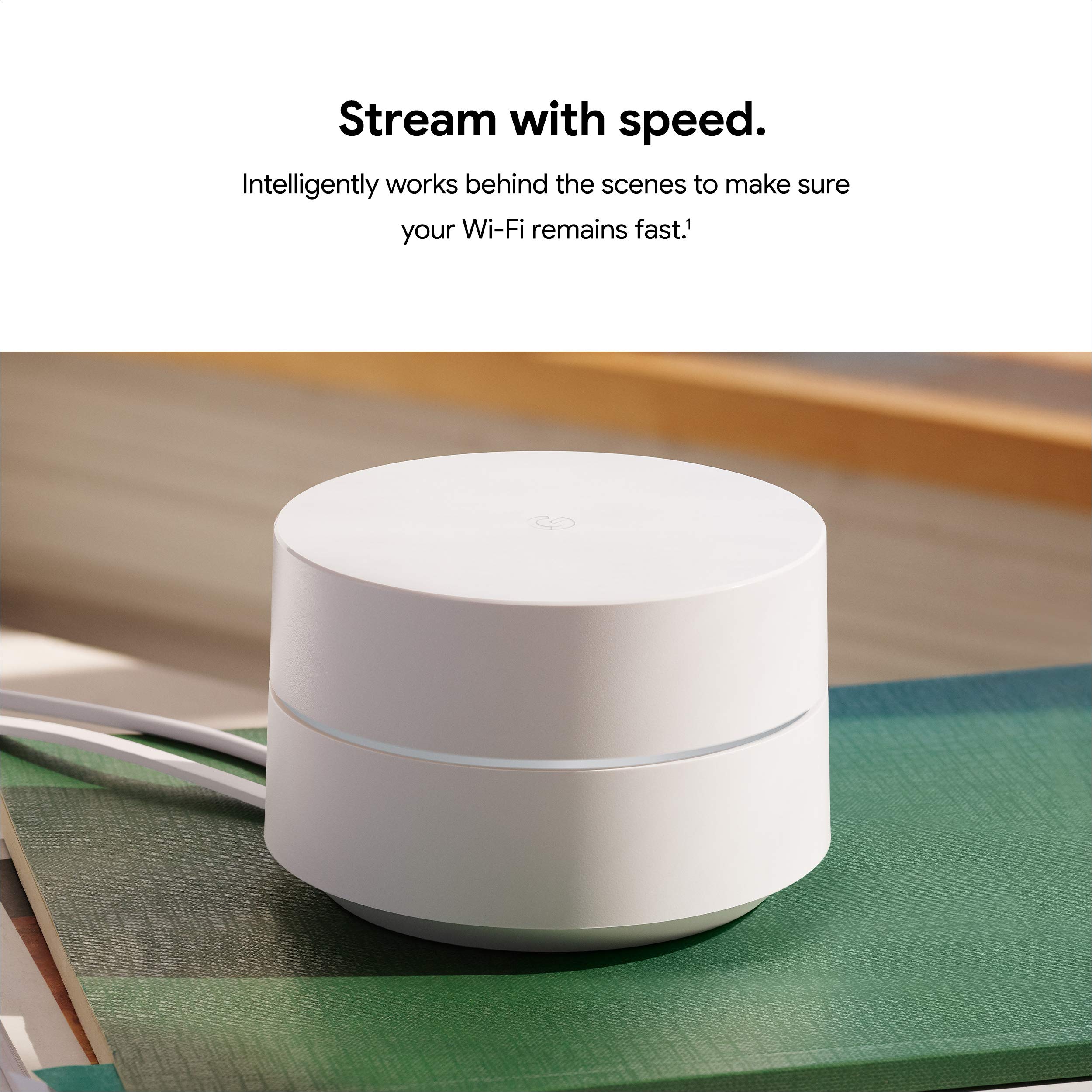 Google Wifi - AC1200 - Mesh WiFi System - Wifi Router - 4500 Sq Ft CoverageĀ - 3 pack