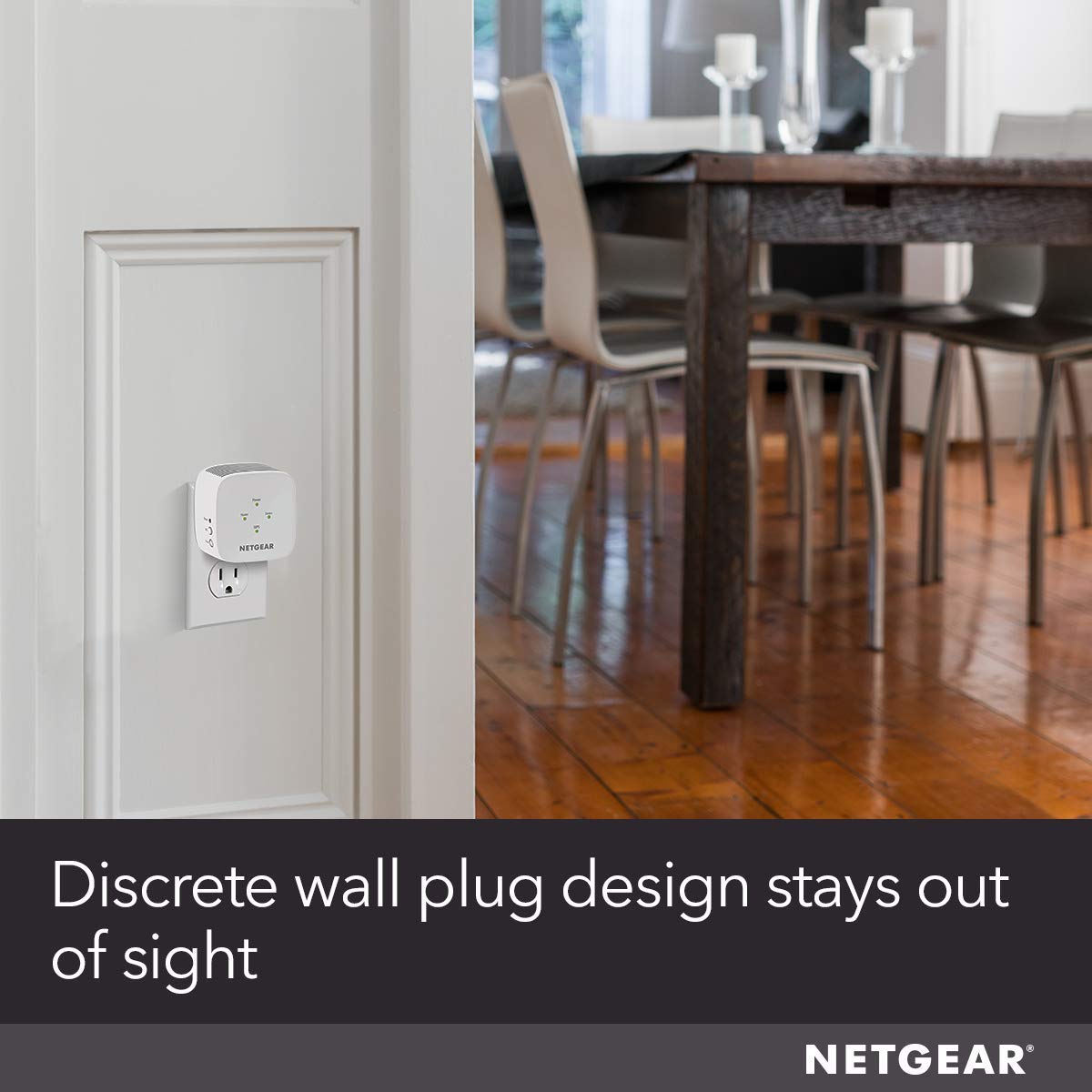 NETGEAR WiFi Range Extender EX5000 - Coverage up to 1500 Sq.Ft. and 25 Devices, WiFi Extender AC1200