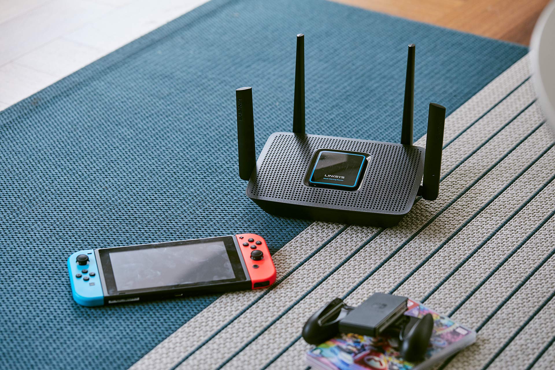Linksys Mesh Wifi 5 Router, Tri-Band, 3,000 Sq. ft Coverage, 25+ Devices, Supports Guest WiFi, Parent Control,Speeds up to (AC3000) 3.0Gbps - MR9000. With Amazon exclusive extended 18 month warranty
